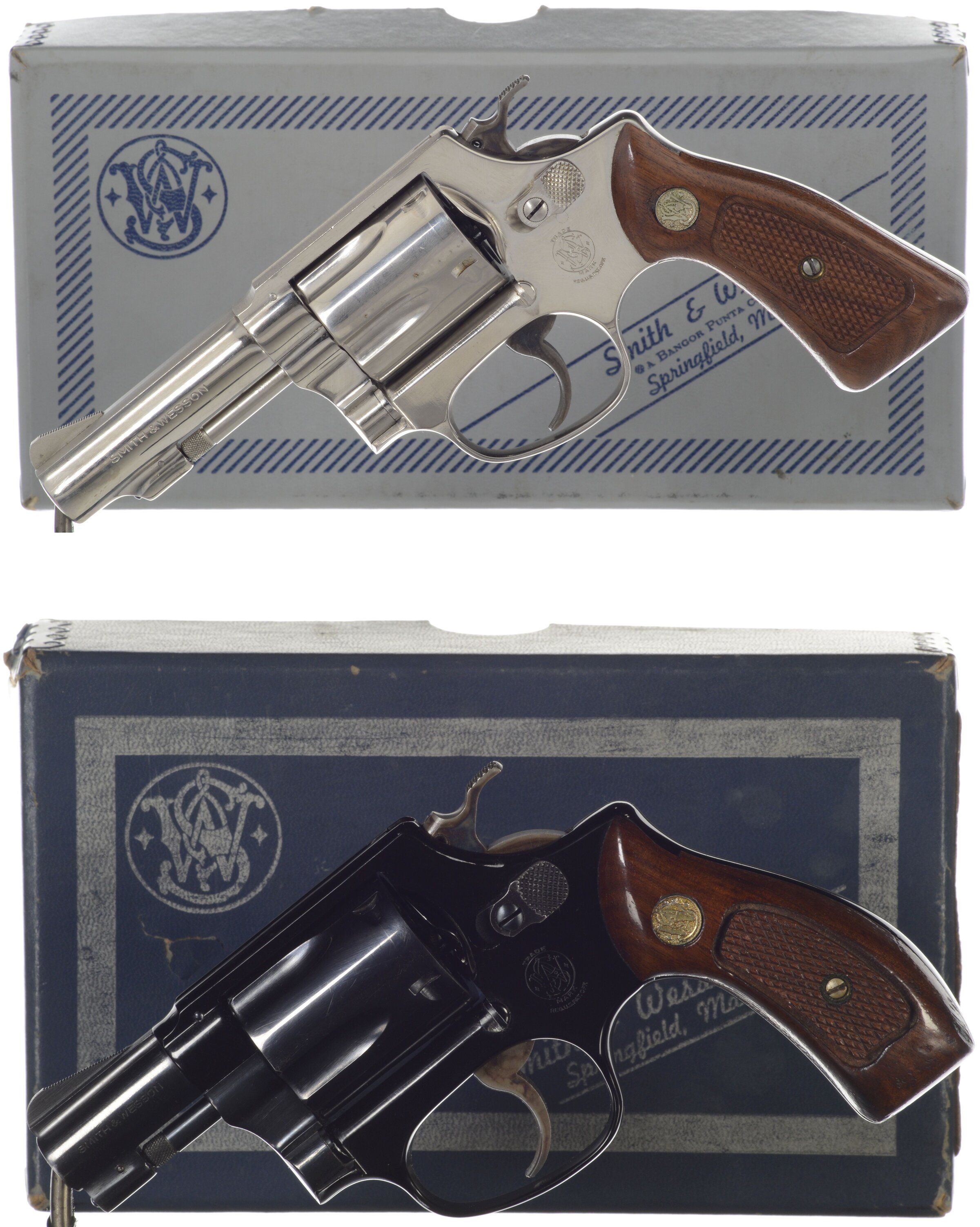 Two Smith & Wesson Double Action Revolvers with Boxes | Rock Island Auction