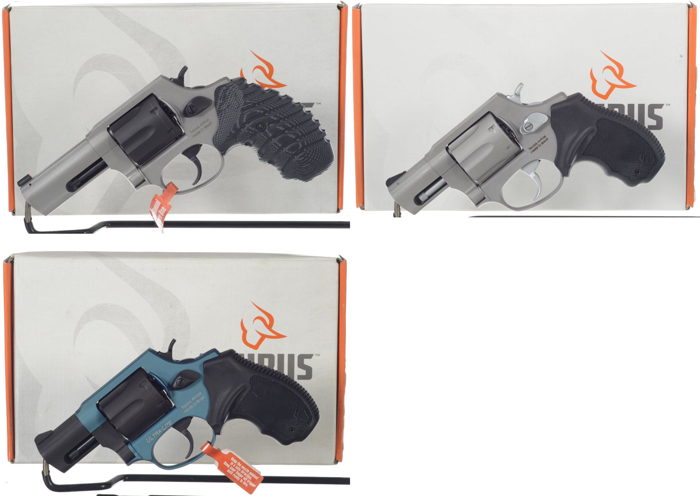 Three Taurus Model 856 Double Action Revolvers with Boxes | Rock Island ...