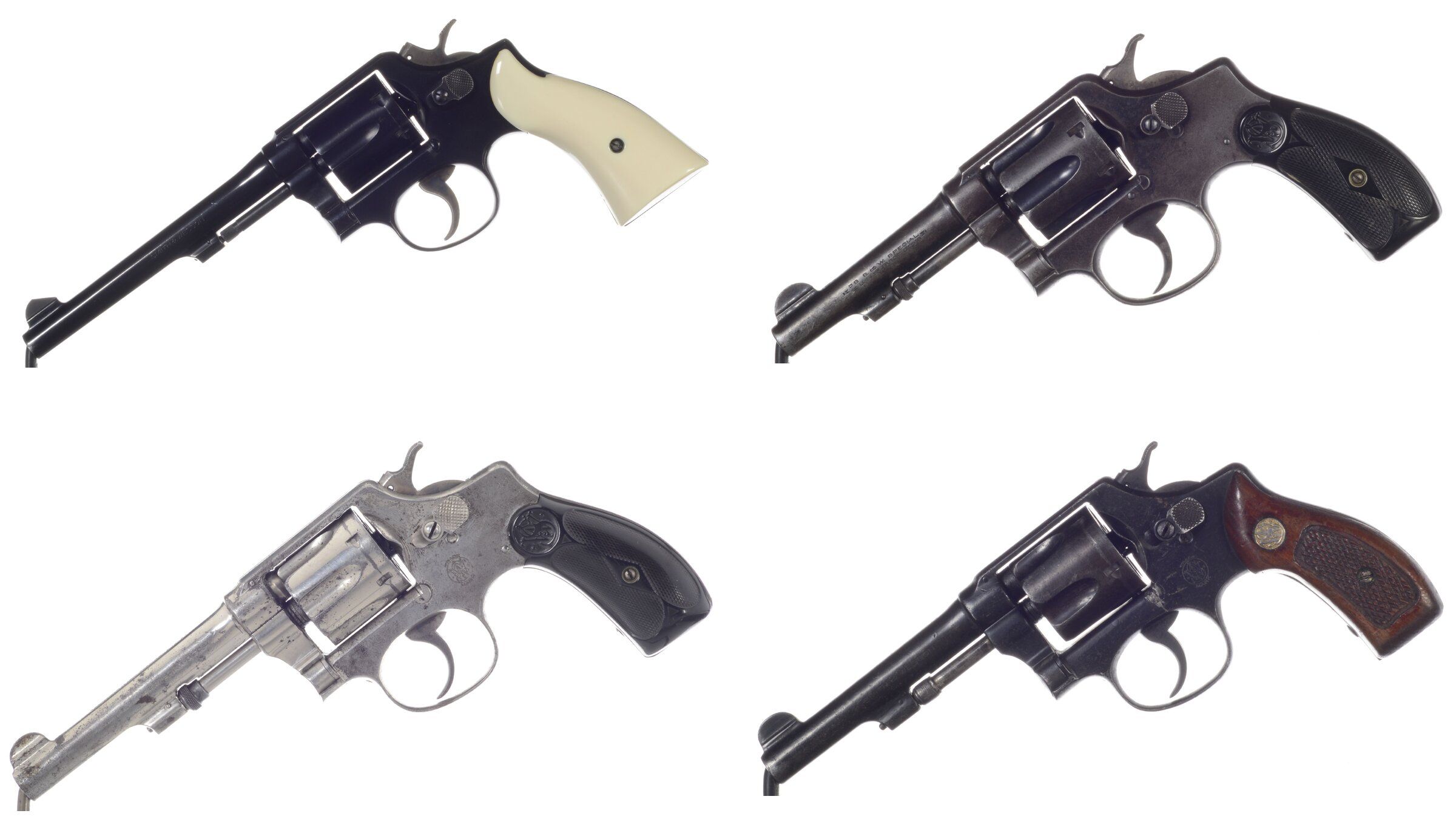 Four Smith & Wesson Double Action Revolvers | Rock Island Auction