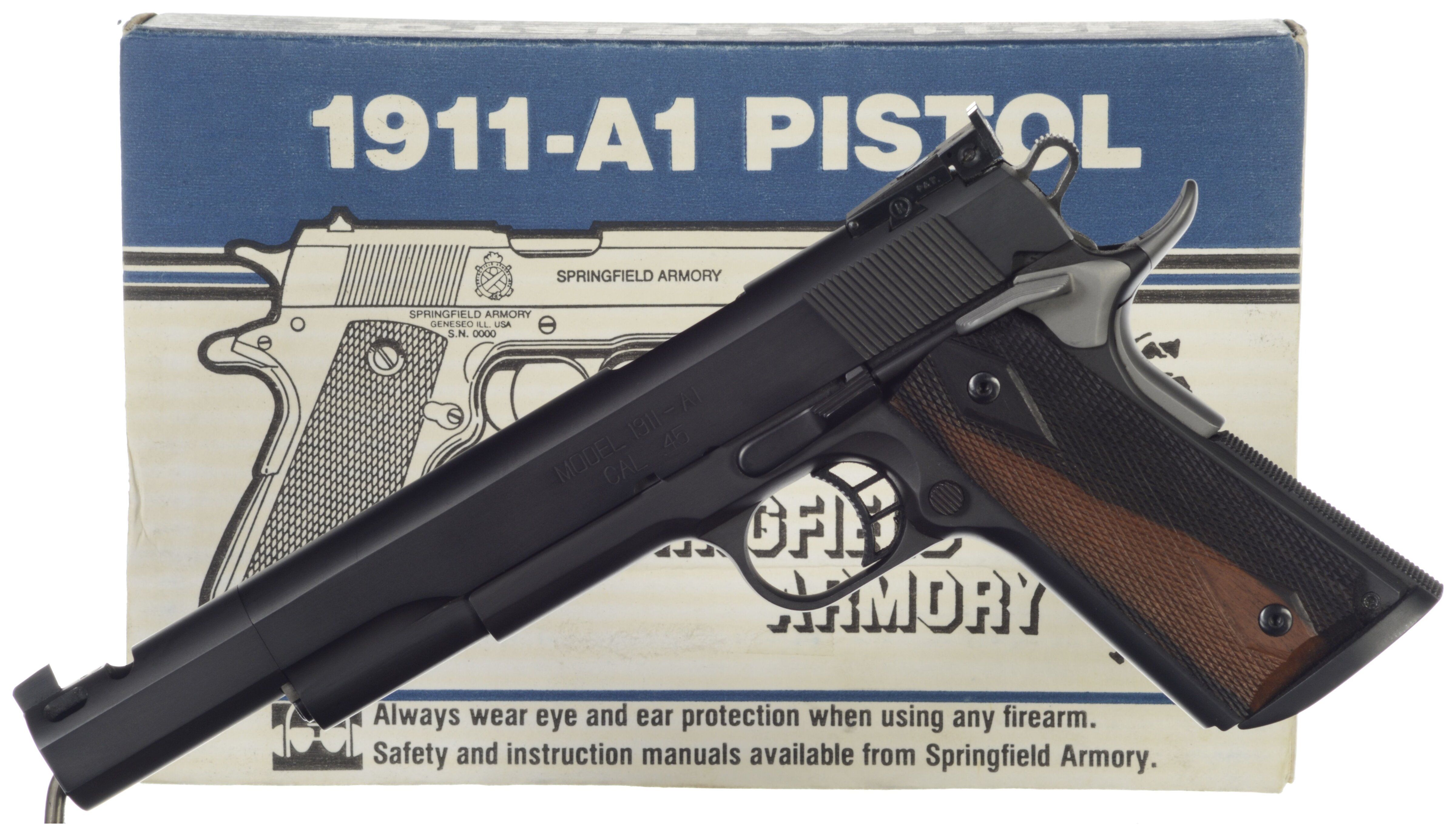 Springfield Armory Model 1911-A1 Semi-Automatic Pistol With Box | Rock ...