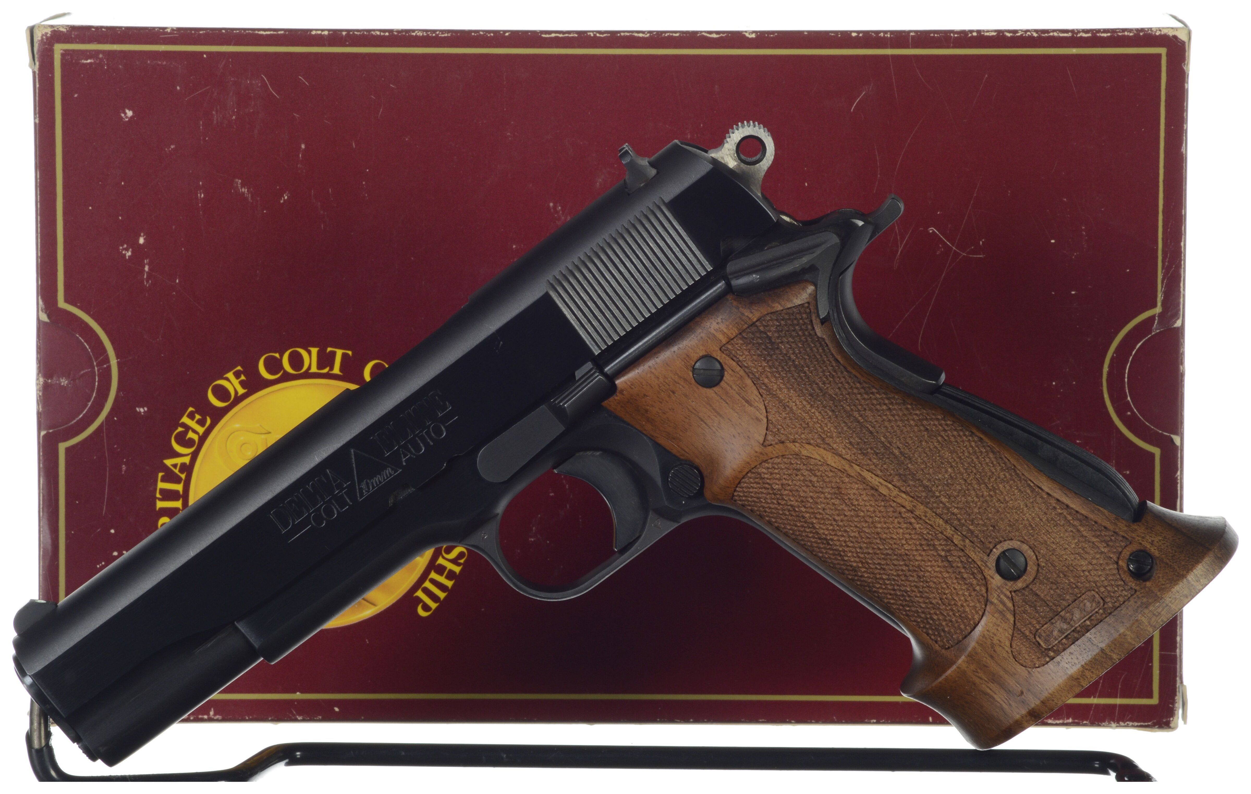 Colt Delta Elite Government Model Semi-Automatic Pistol with Box | Rock ...