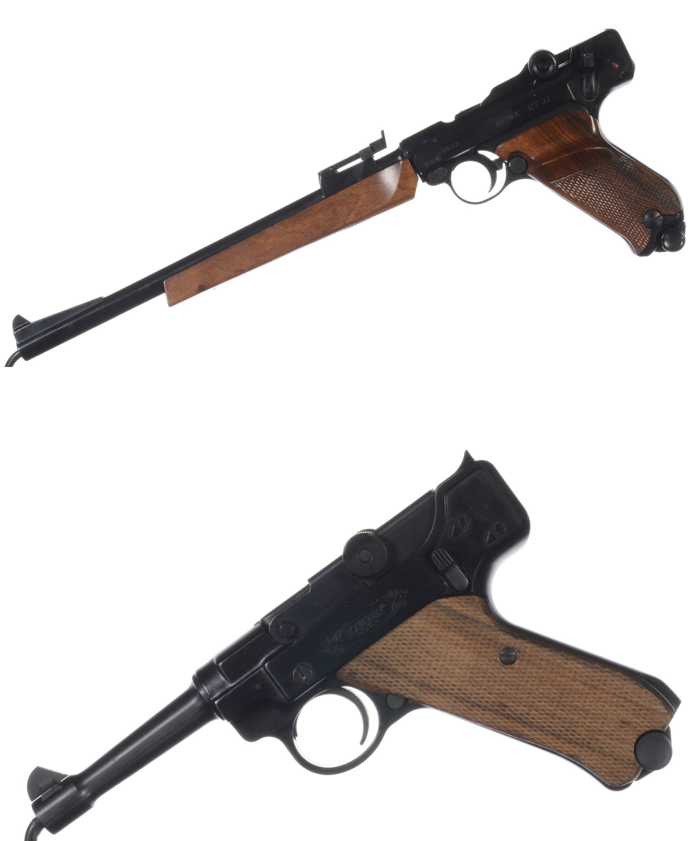 Two Luger Semi-Automatic Pistols | Rock Island Auction