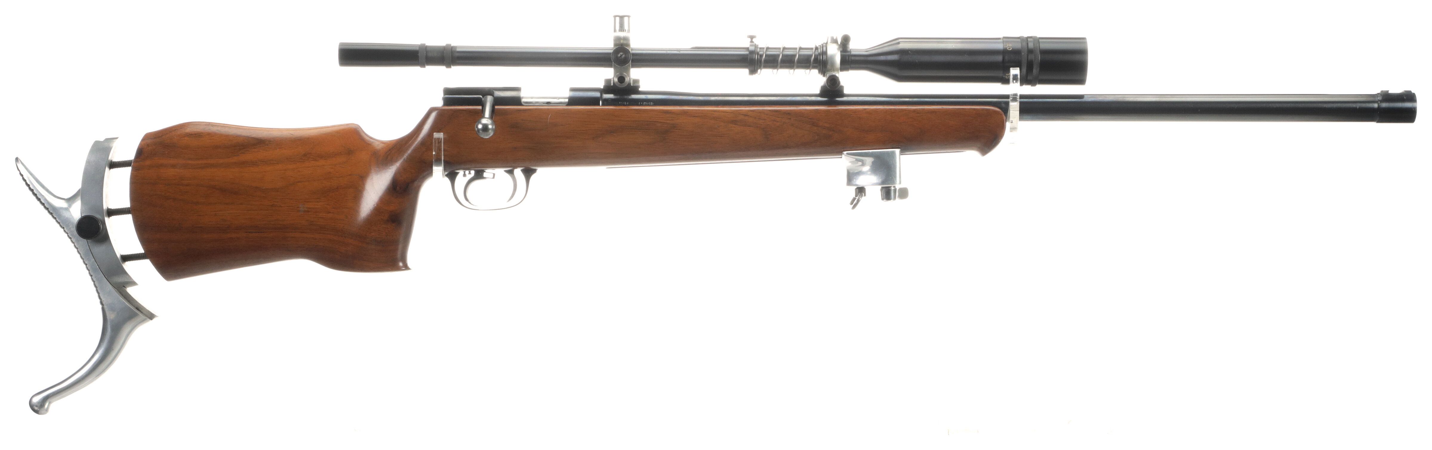 Schultz & Larson Single Shot Bolt Action Target Rifle with Scope | Rock ...