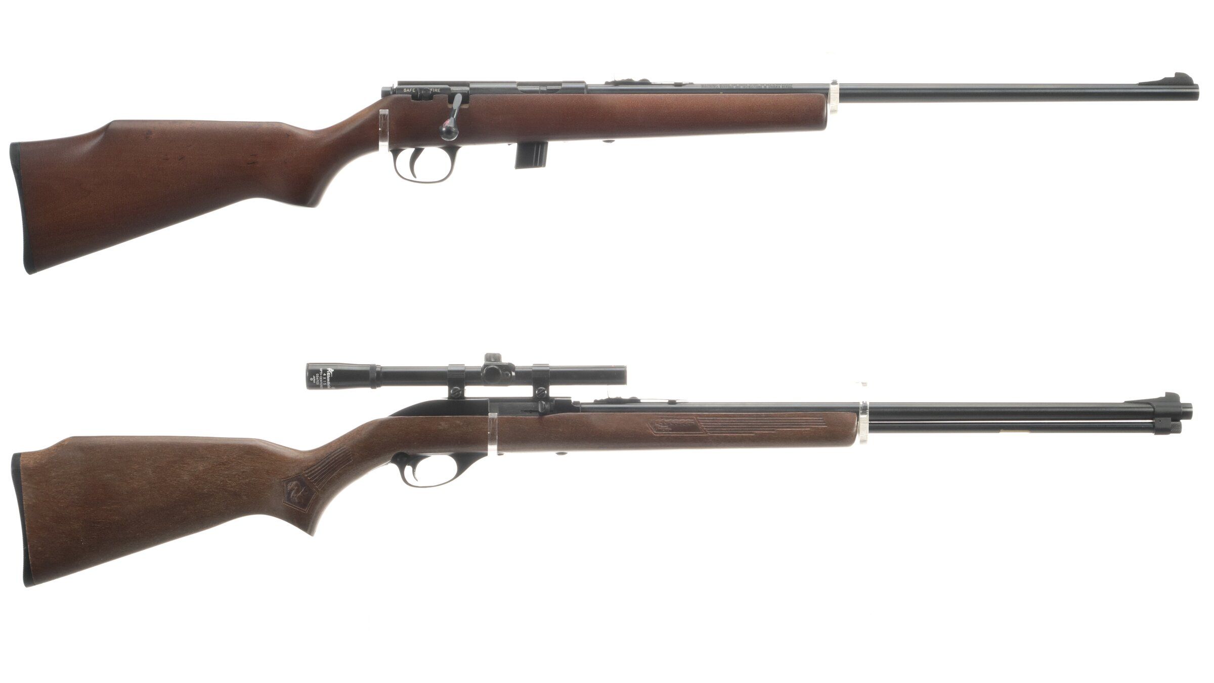 Two Marlin 22 Caliber Rifles | Rock Island Auction