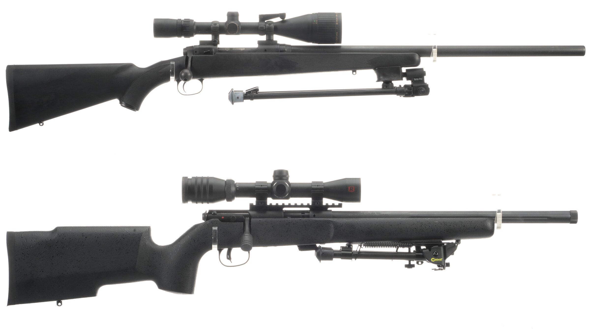 Two Savage Bolt Action Rifles with Scopes | Rock Island Auction