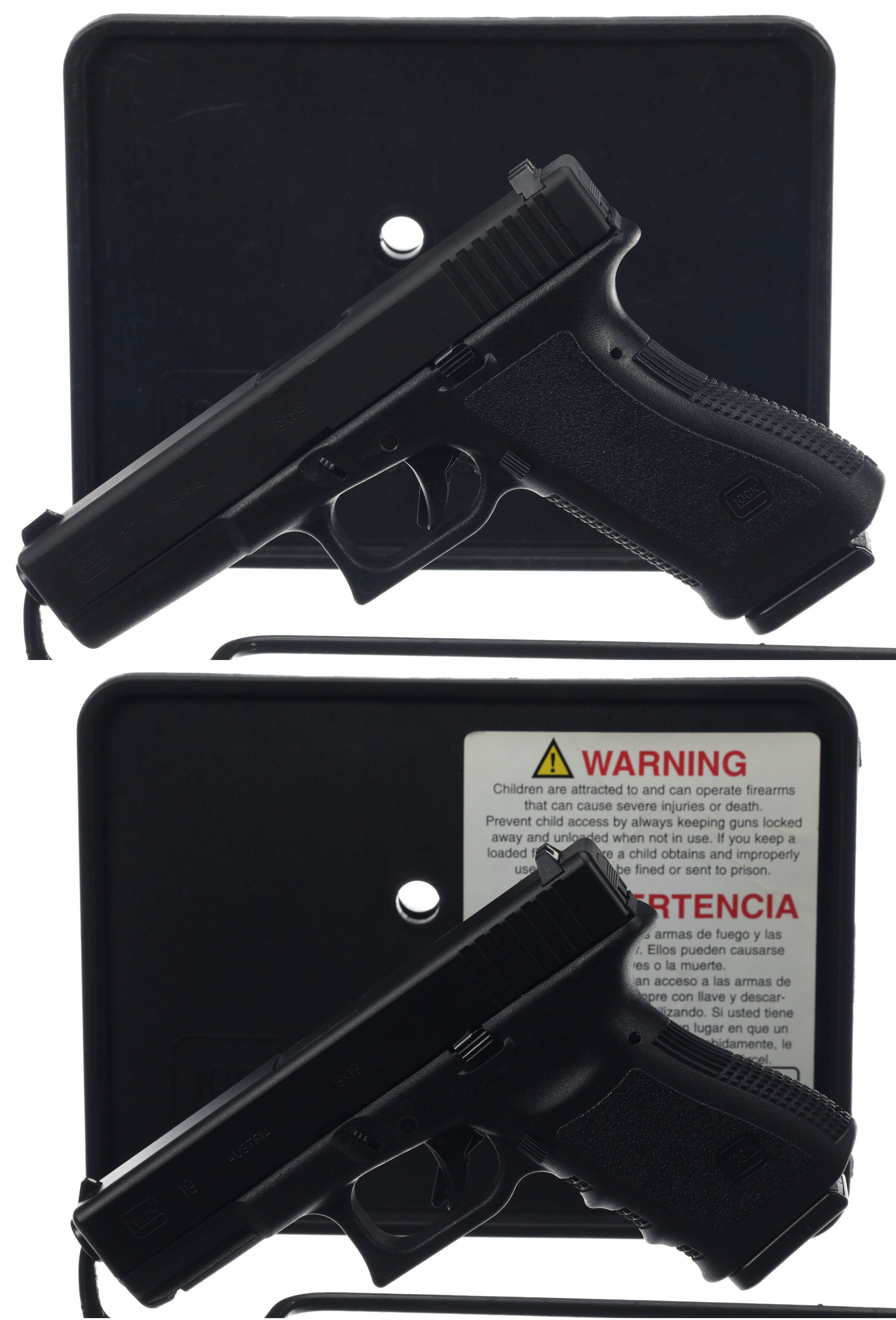 Two Glock Semi-Automatic Pistols with Boxes | Rock Island Auction