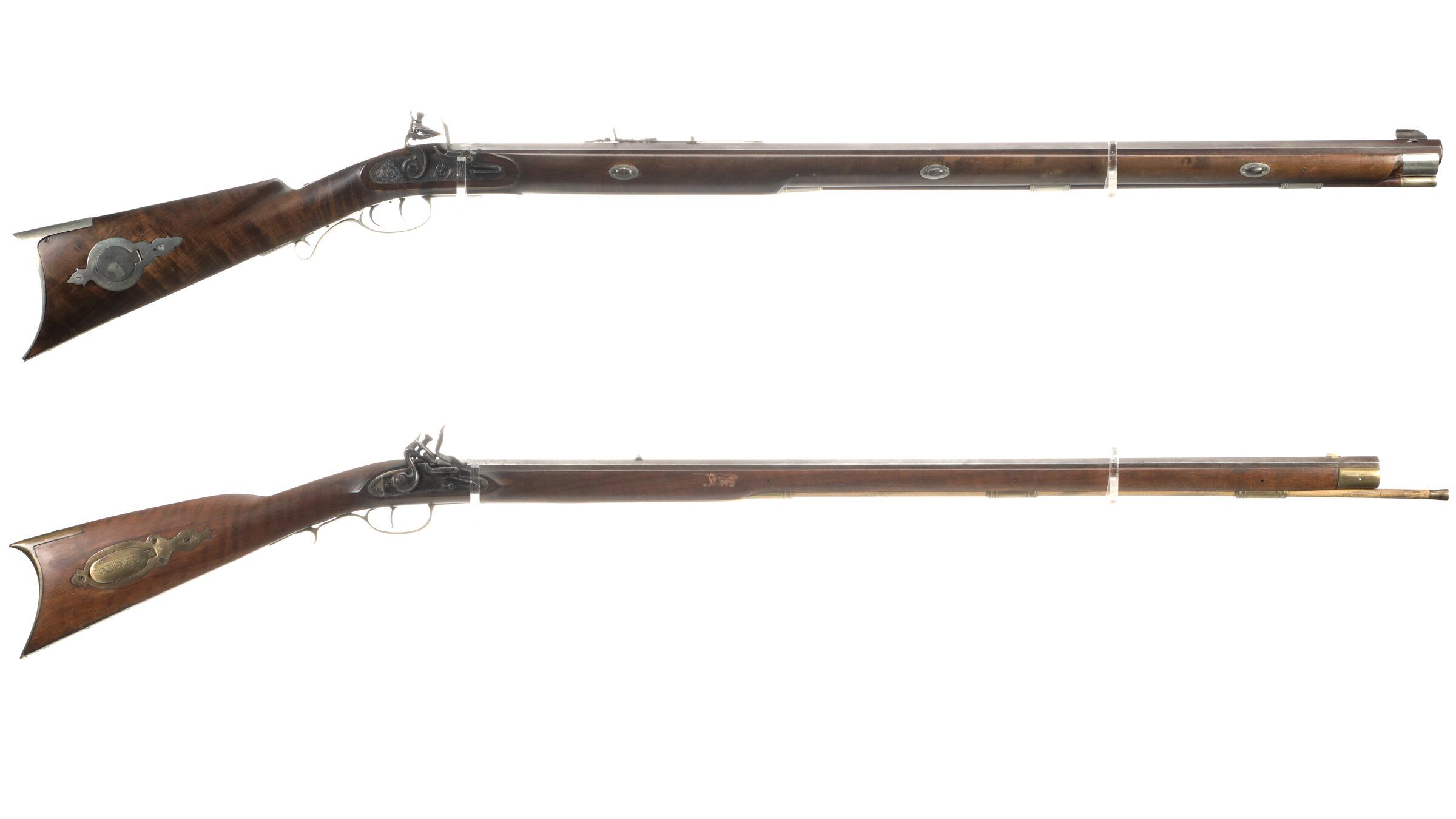 Two Contemporary Flintlock Rifles | Rock Island Auction