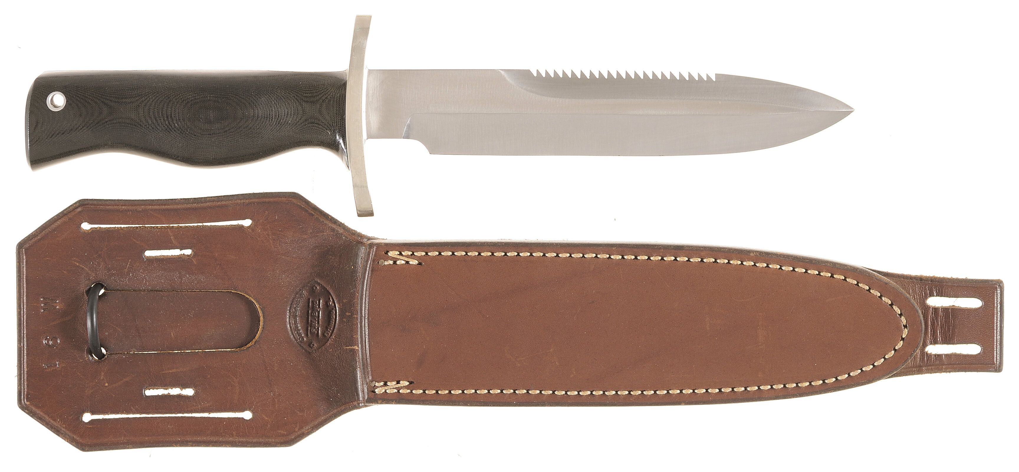 Randall Model 16 Knife with Leather Sheath | Rock Island Auction
