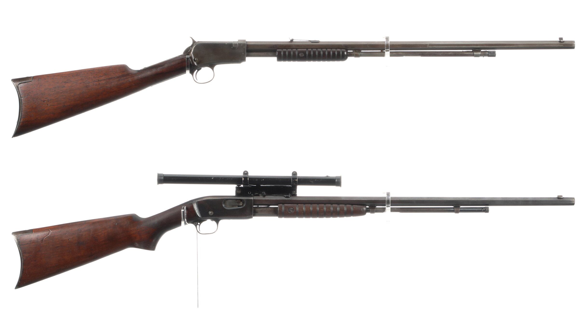 Two Slide Action Rifles | Rock Island Auction
