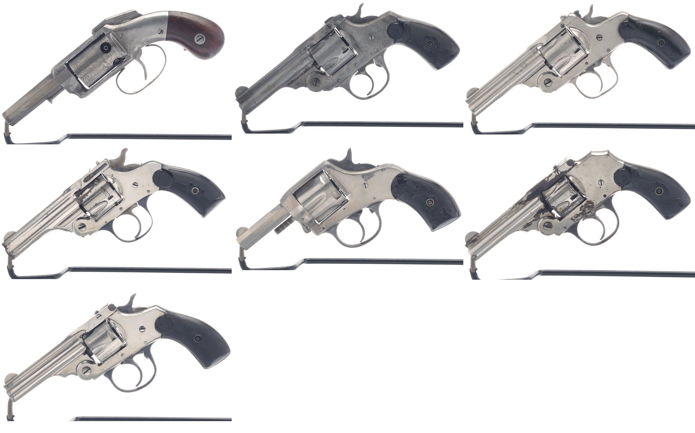 Seven Double Action Revolvers | Rock Island Auction