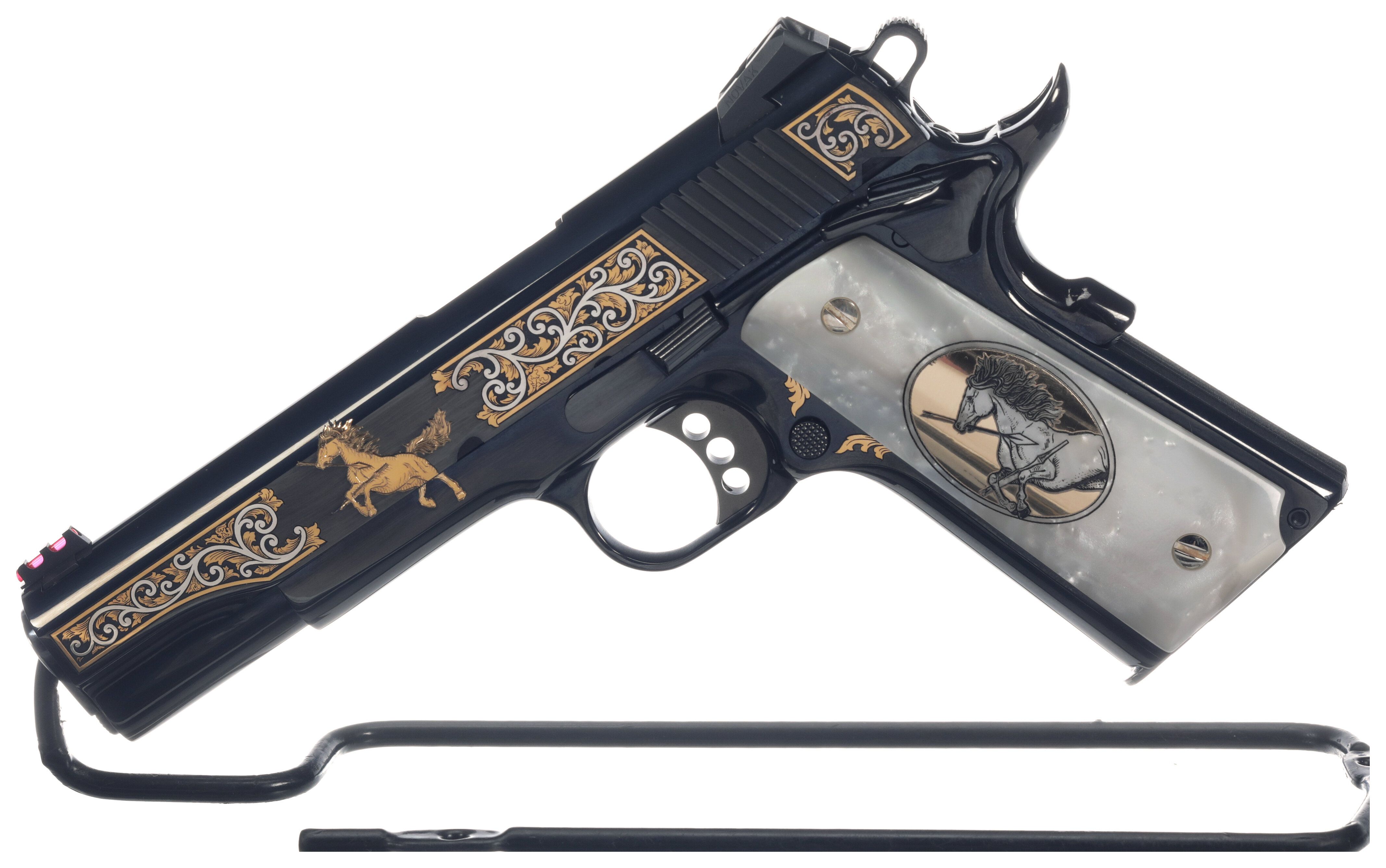 Colt El Potro Rampante Government Model Pistol in .38 Super | Rock ...