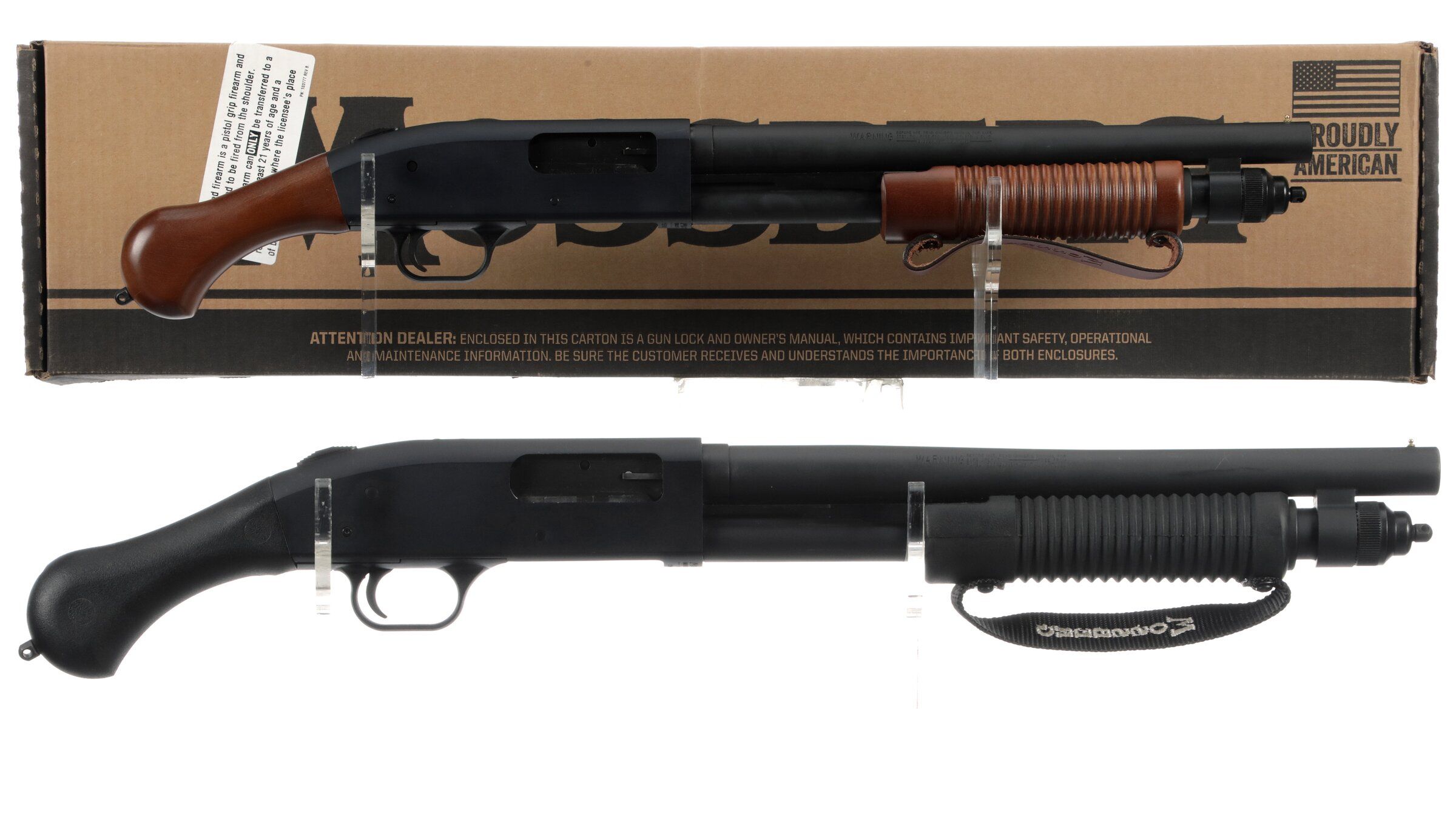 Two Mossberg Shockwave Model 590 Pistol Grip Firearms with Boxes | Rock ...