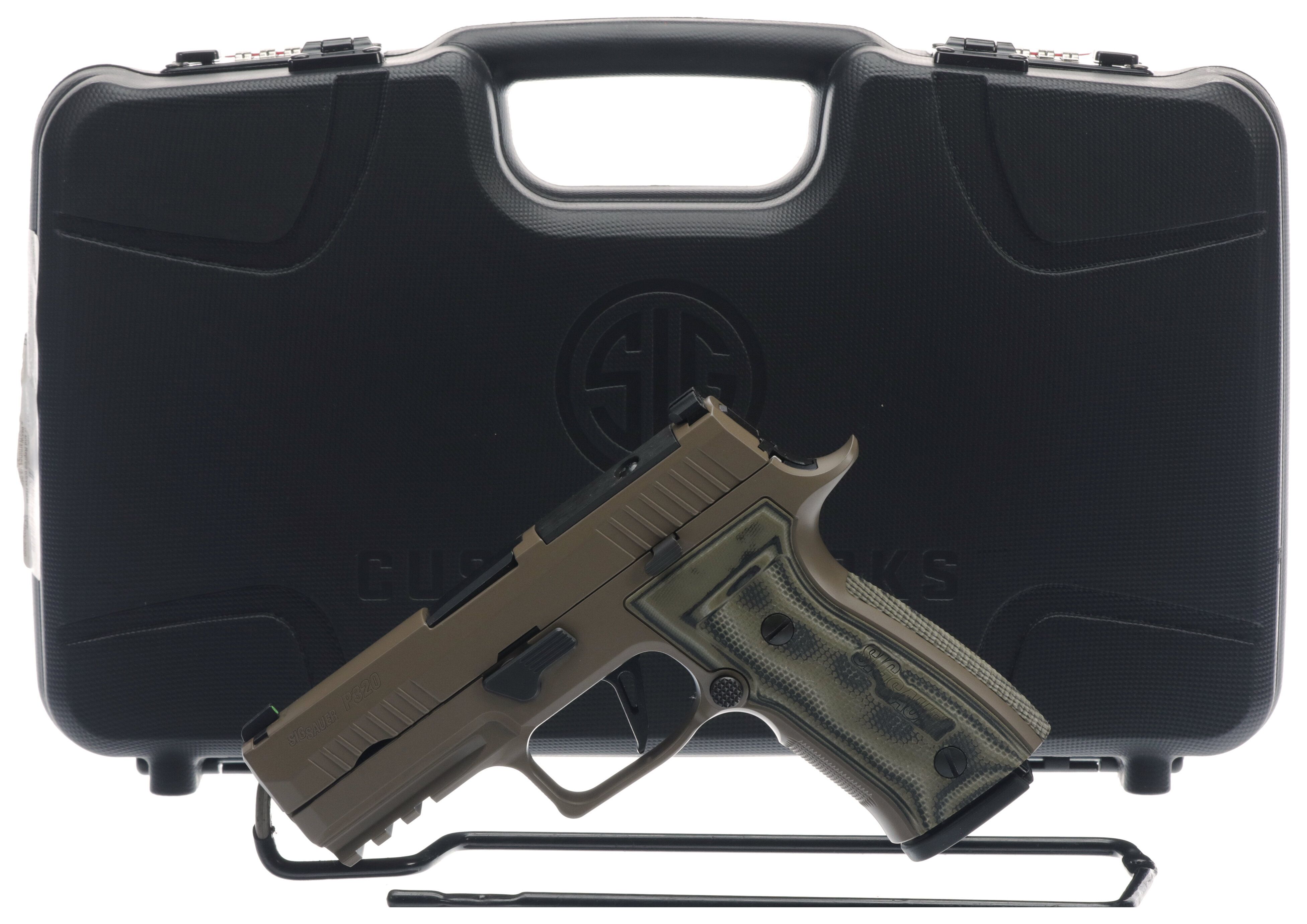 Sig Sauer Custom Works P320 AXG Scorpion Pistol with Case | Rock Island ...