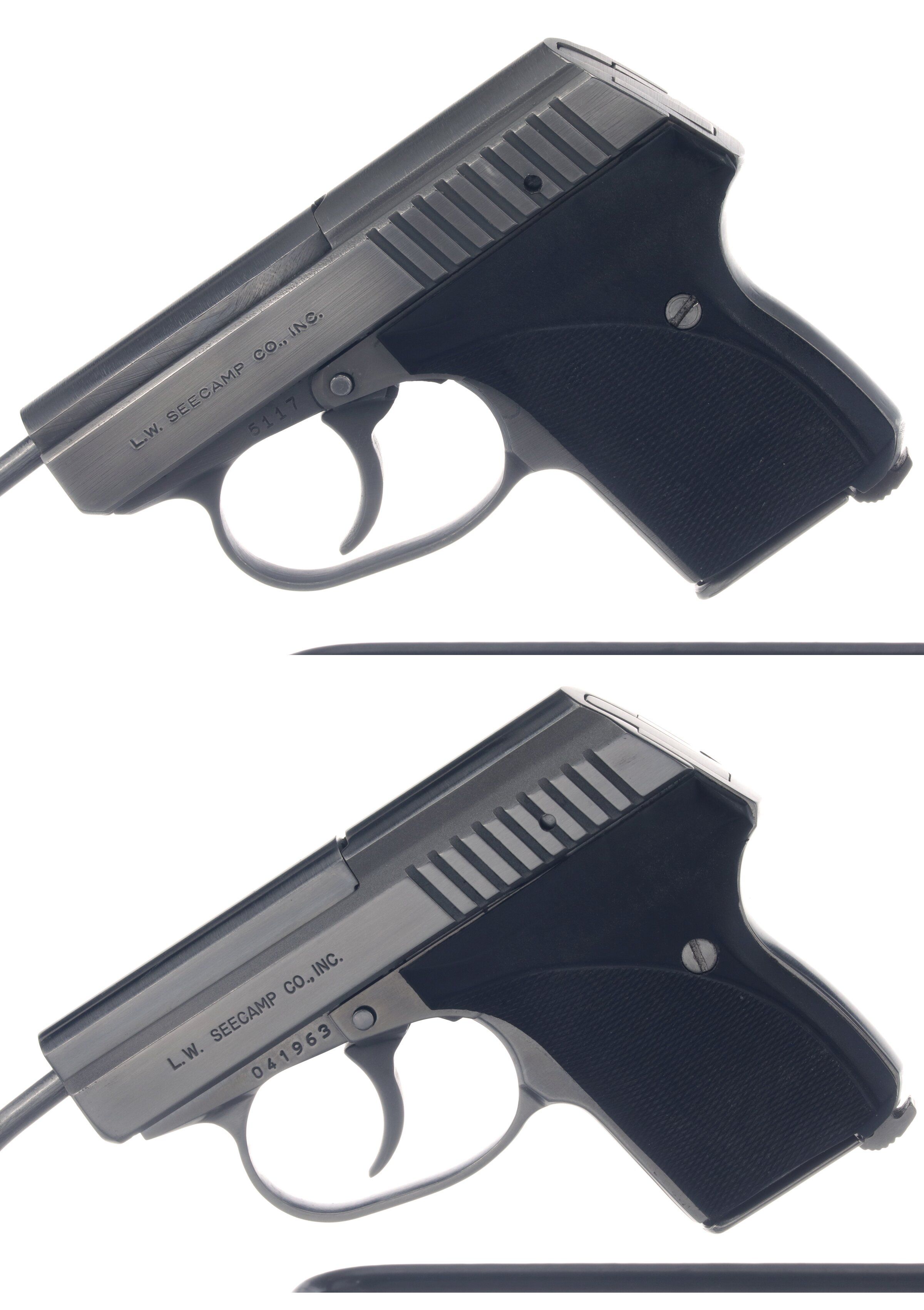 Two Lewis Seecamp Model LWS Semi-Automatic Pistols | Rock Island Auction