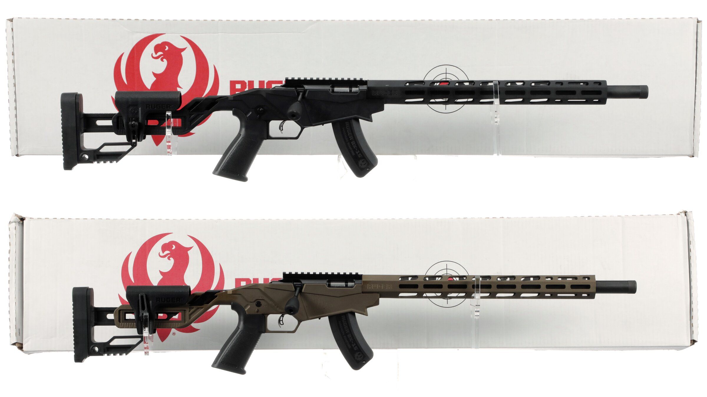 Two Ruger Precision Rimfire Bolt Action Rifles with Boxes | Rock Island ...