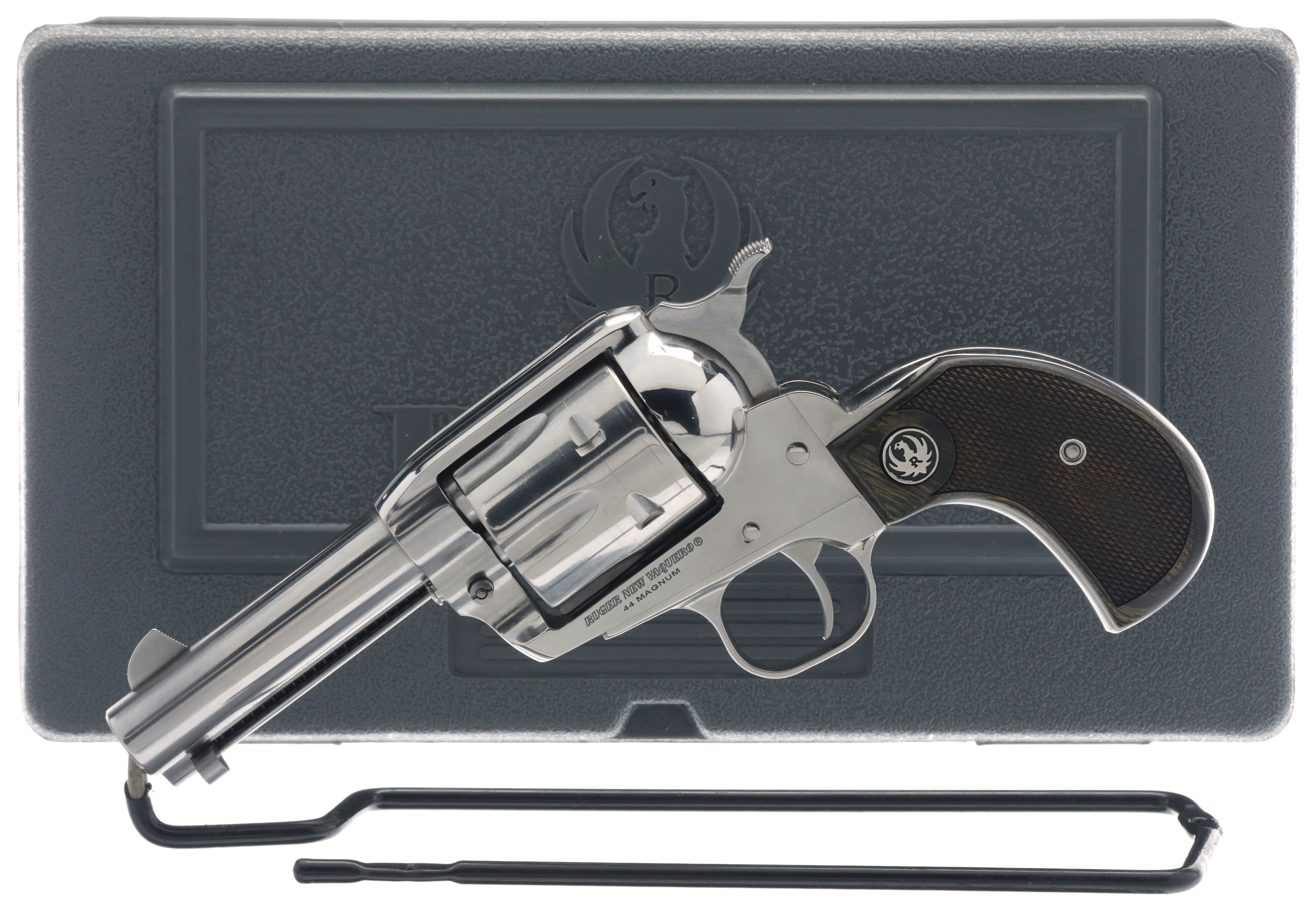 Ruger New Vaquero Birdshead Single Action Revolver with Case | Rock ...
