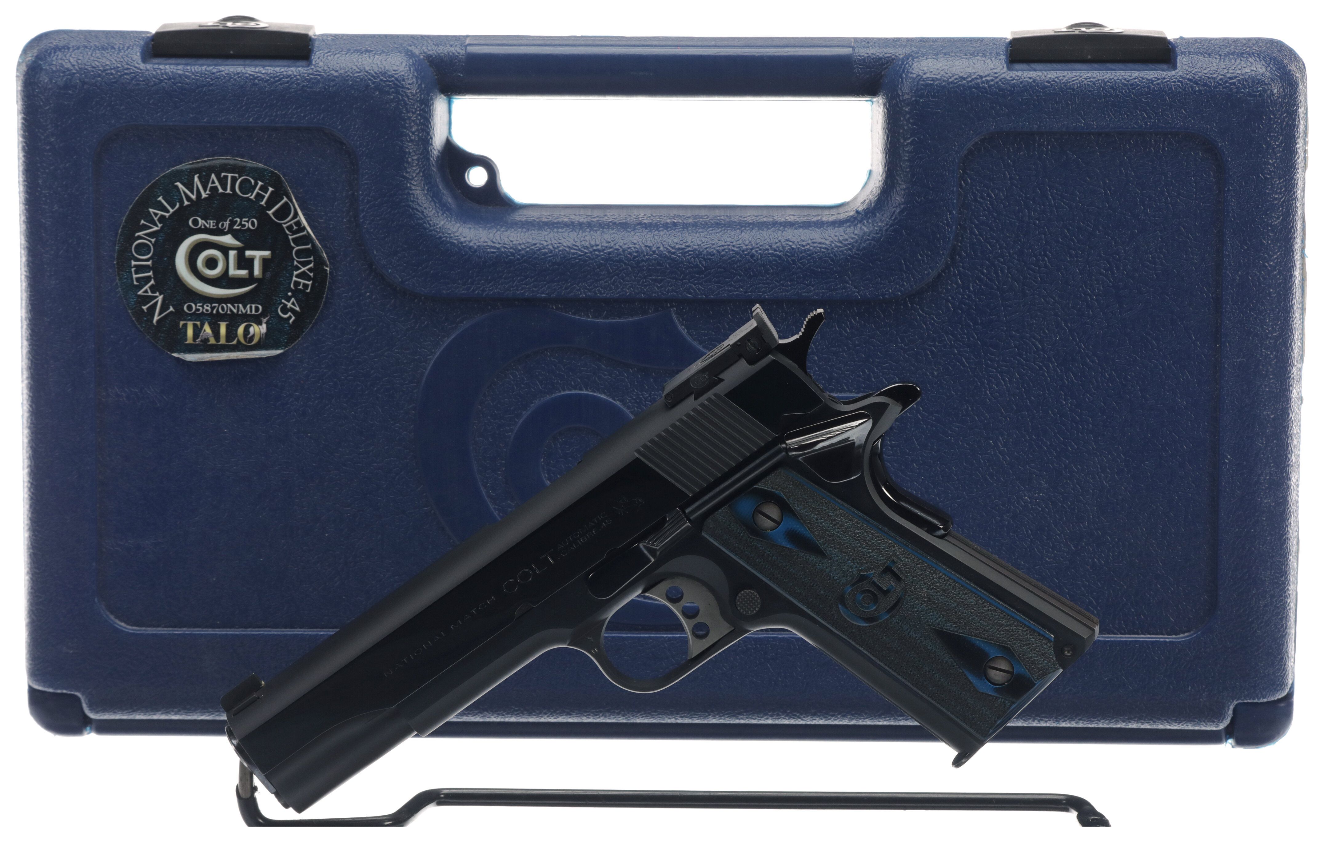 Limited Edition Colt/Talo National Match Deluxe Pistol with Case | Rock ...