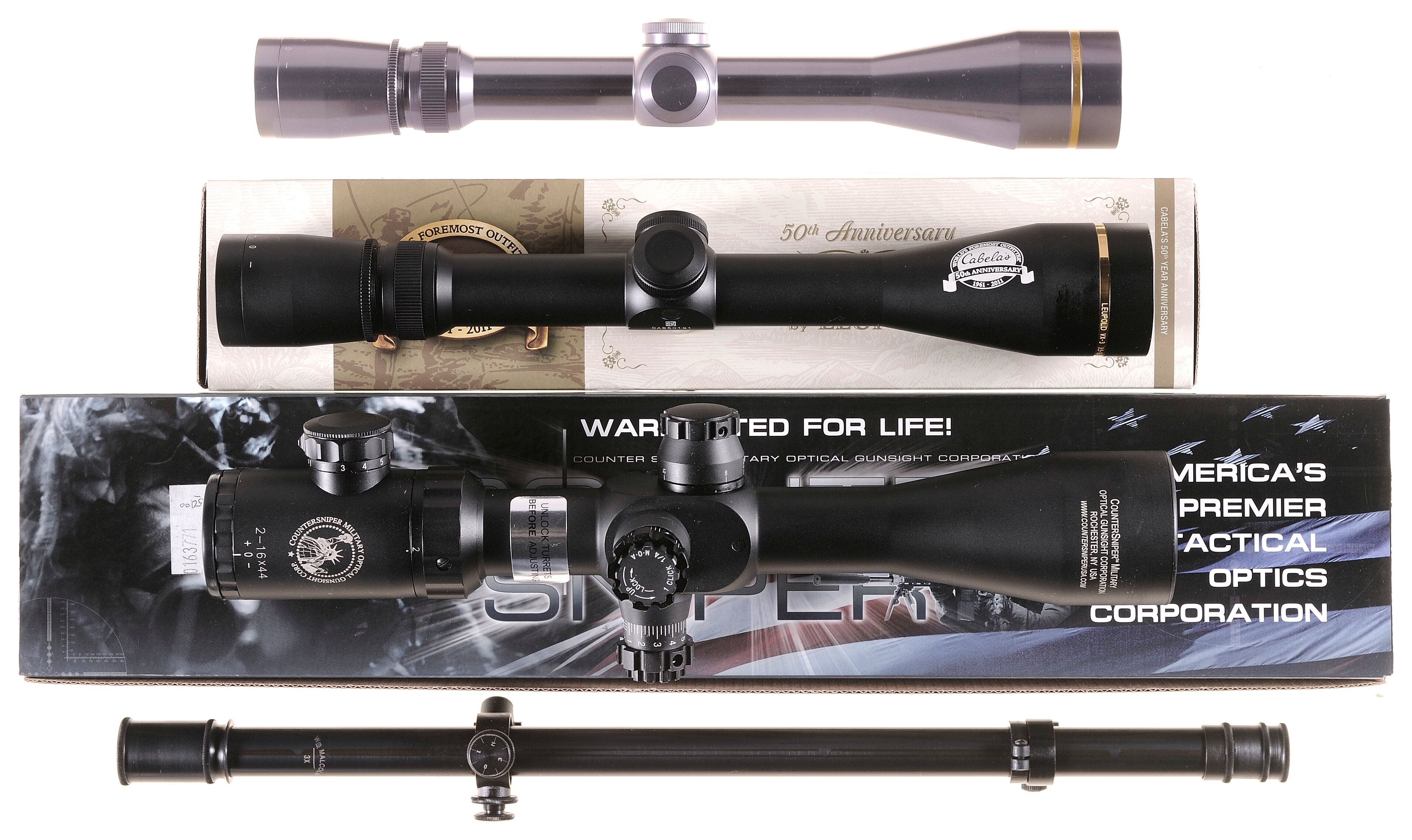Four Rifle Scopes | Rock Island Auction