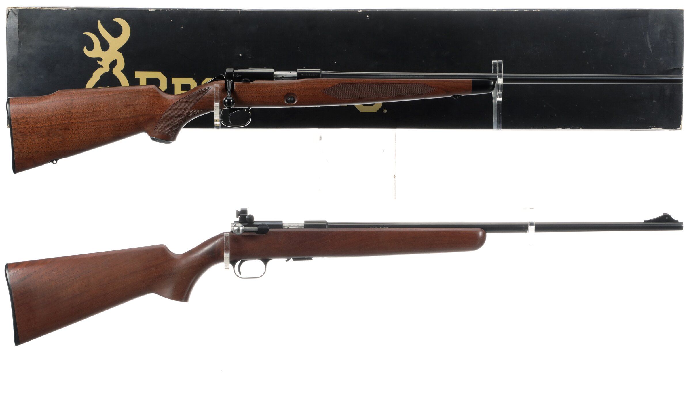 Two Browning Bolt Action Rifles | Rock Island Auction