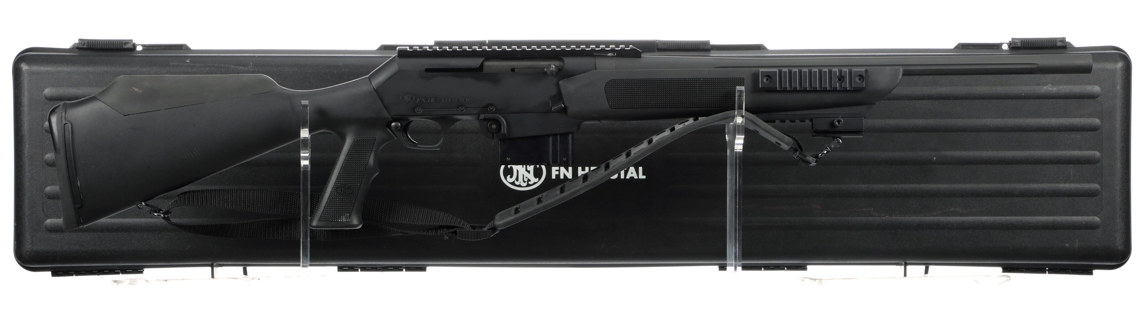 FN Herstal FNAR Semi-Automatic Rifle with Case | Rock Island Auction