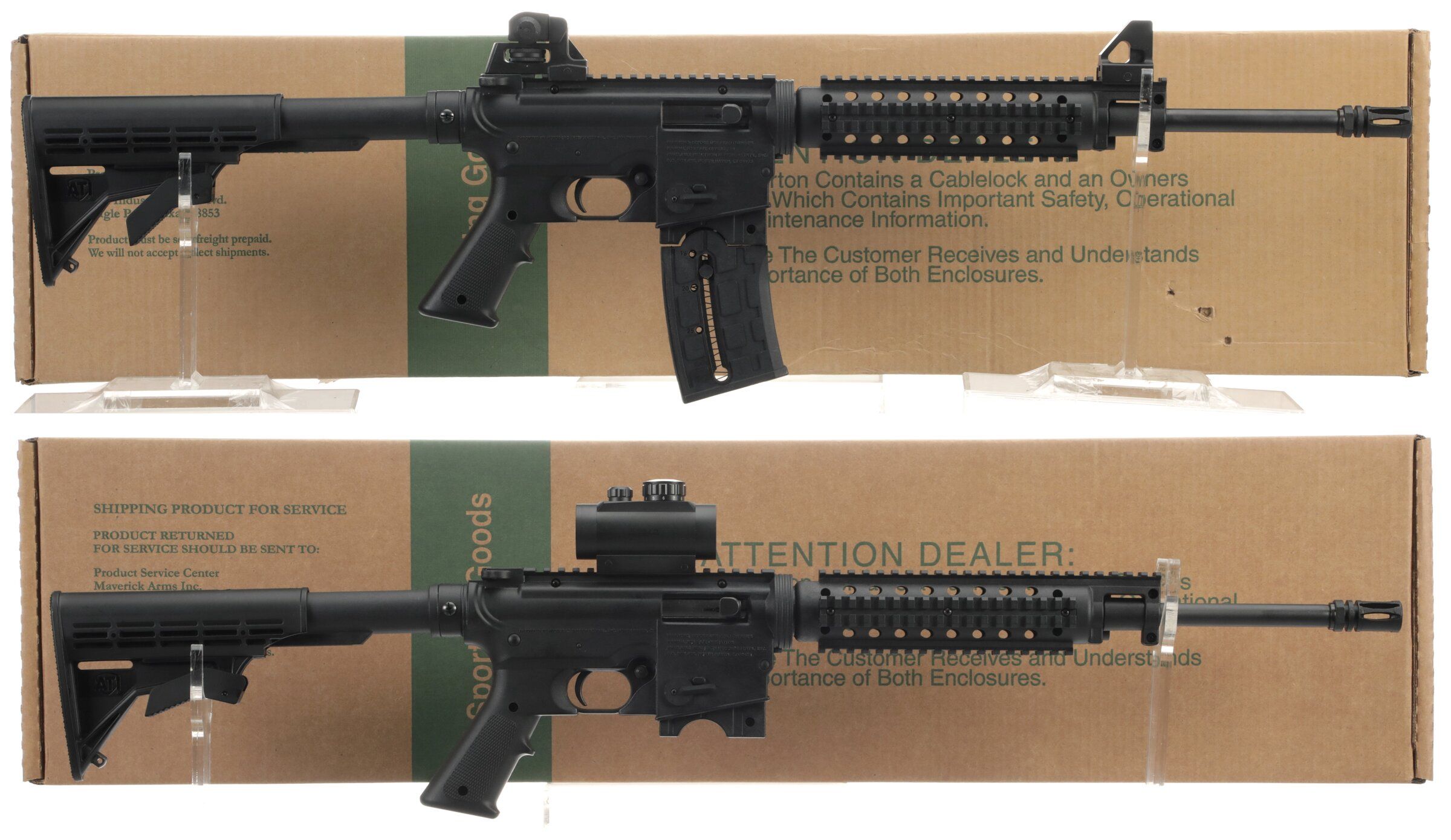 Two Mossberg Model 715T Semi-Automatic Rifles with Boxes | Rock Island ...