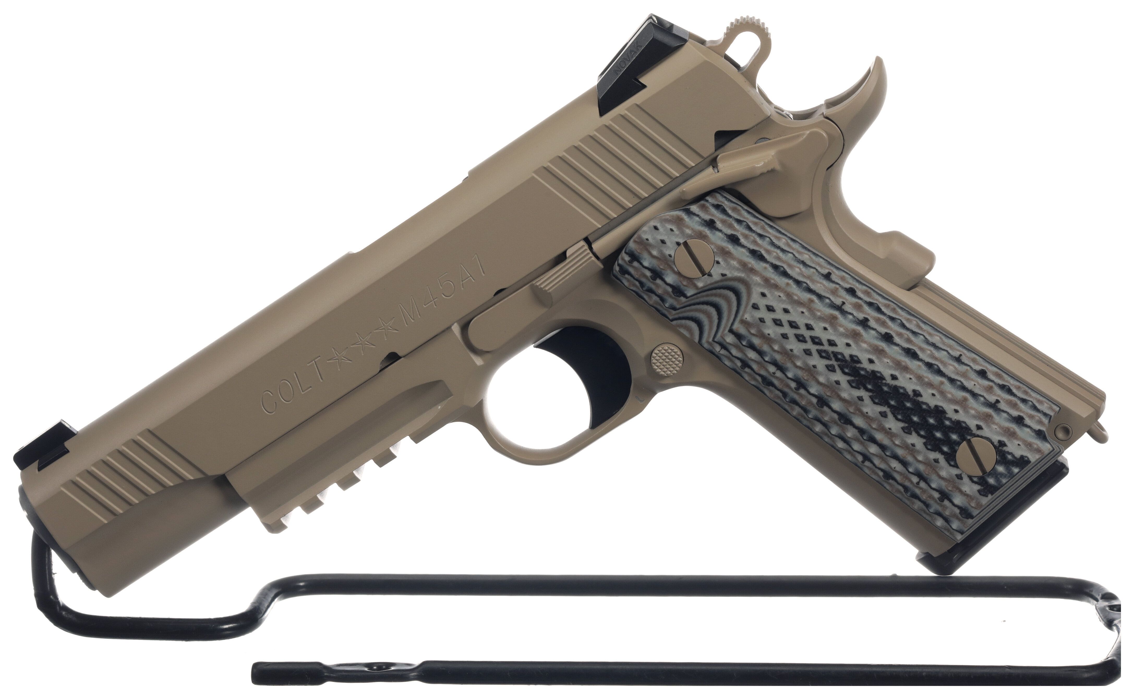 Colt Custom Shop Government Model Rail Gun M45A1 Pistol | Rock Island ...