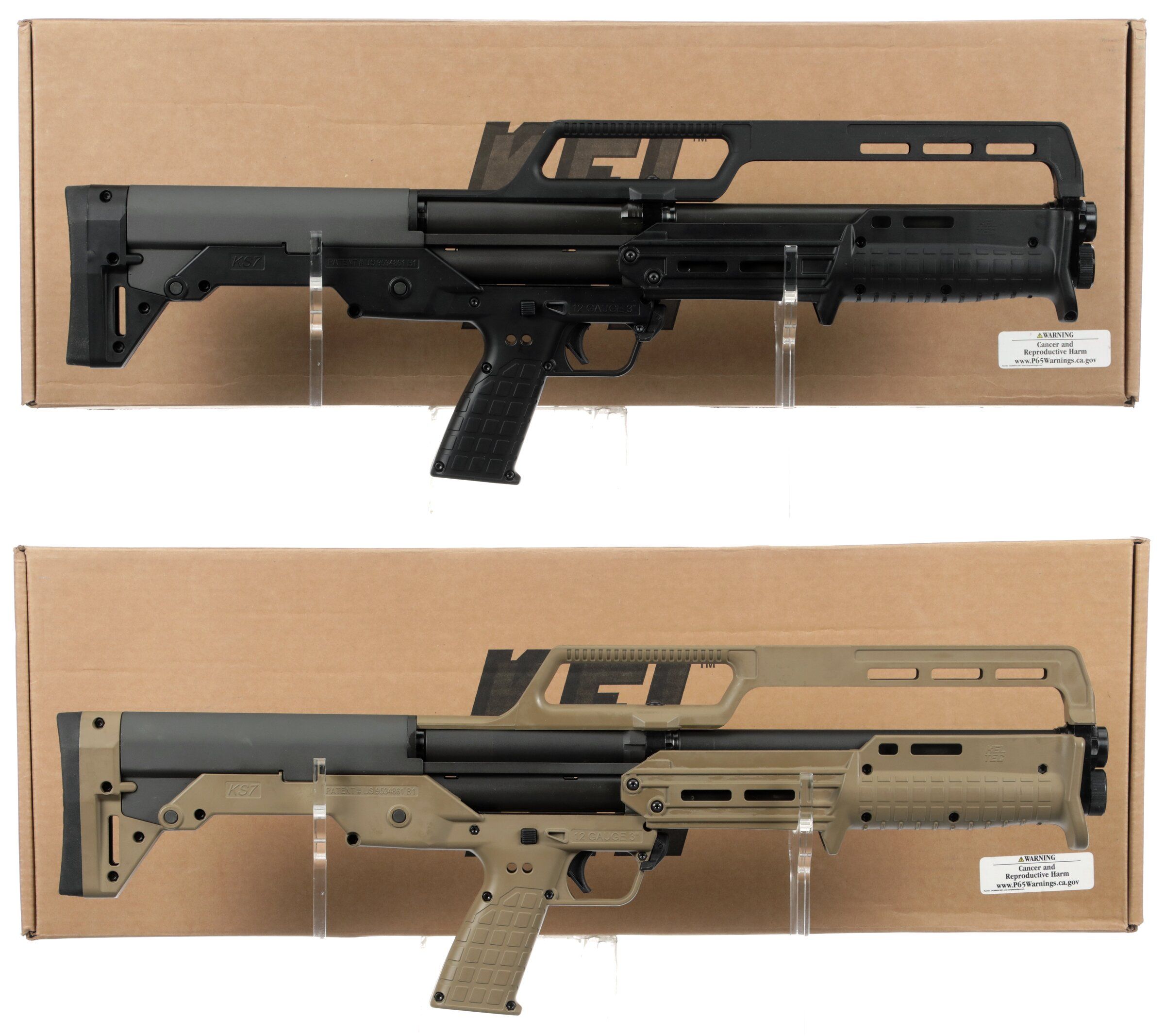 Two Kel Tec Model KS7 Slide Action Shotguns with Boxes | Rock Island ...