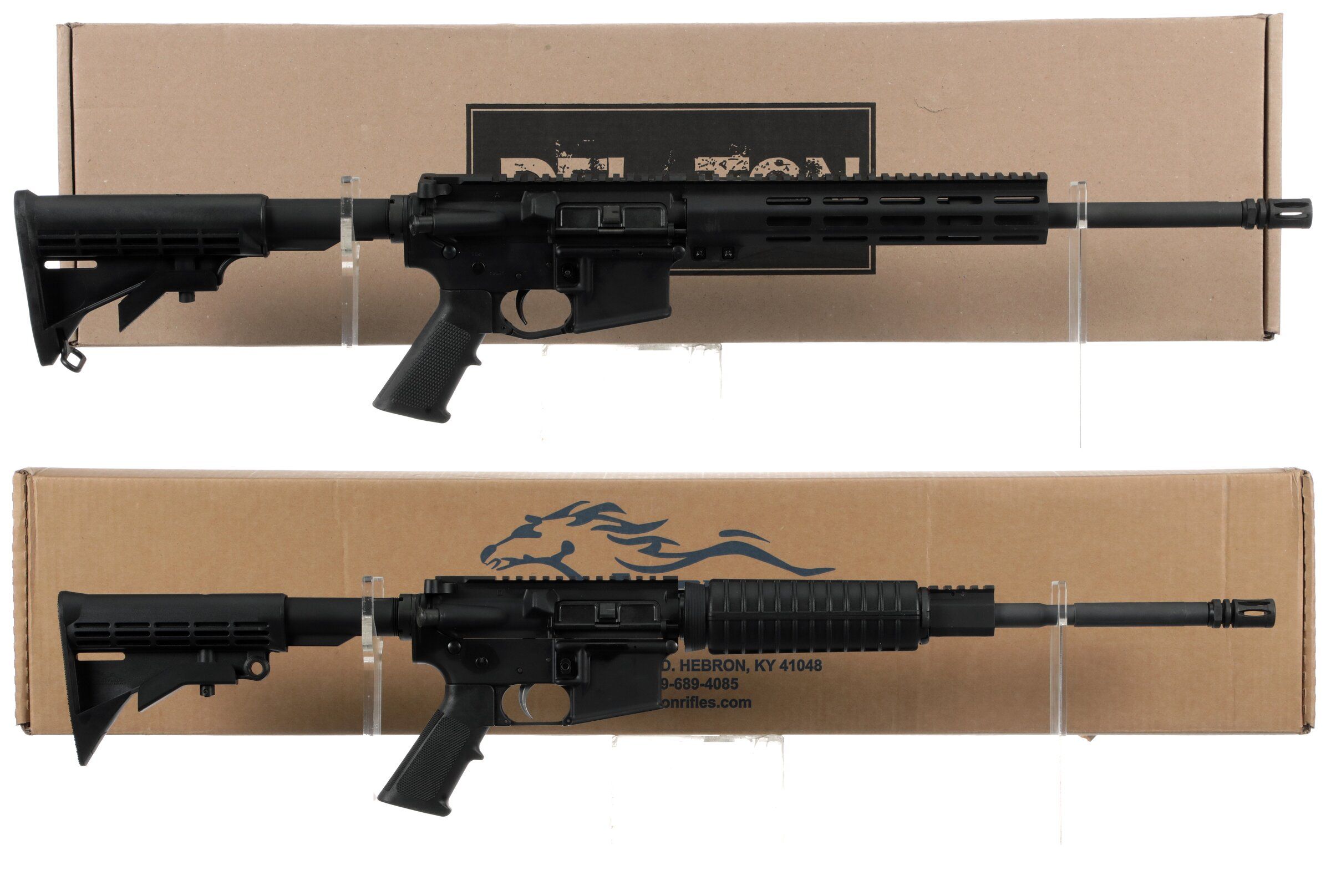 Two AR-15 Pattern Semi-Automatic Rifles with Boxes | Rock Island Auction