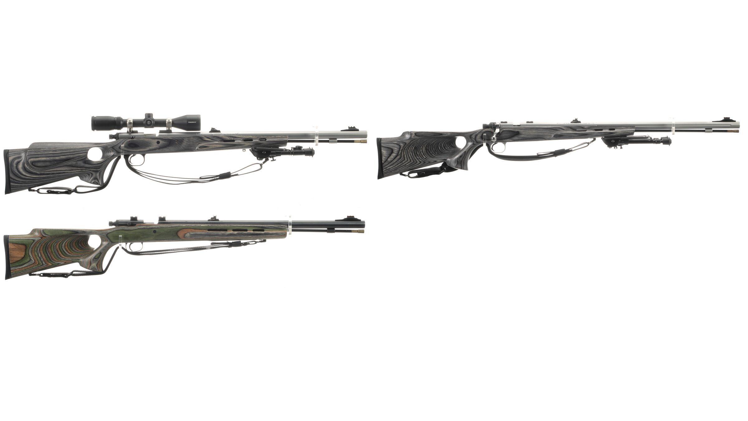 Three Percussion Rifles | Rock Island Auction