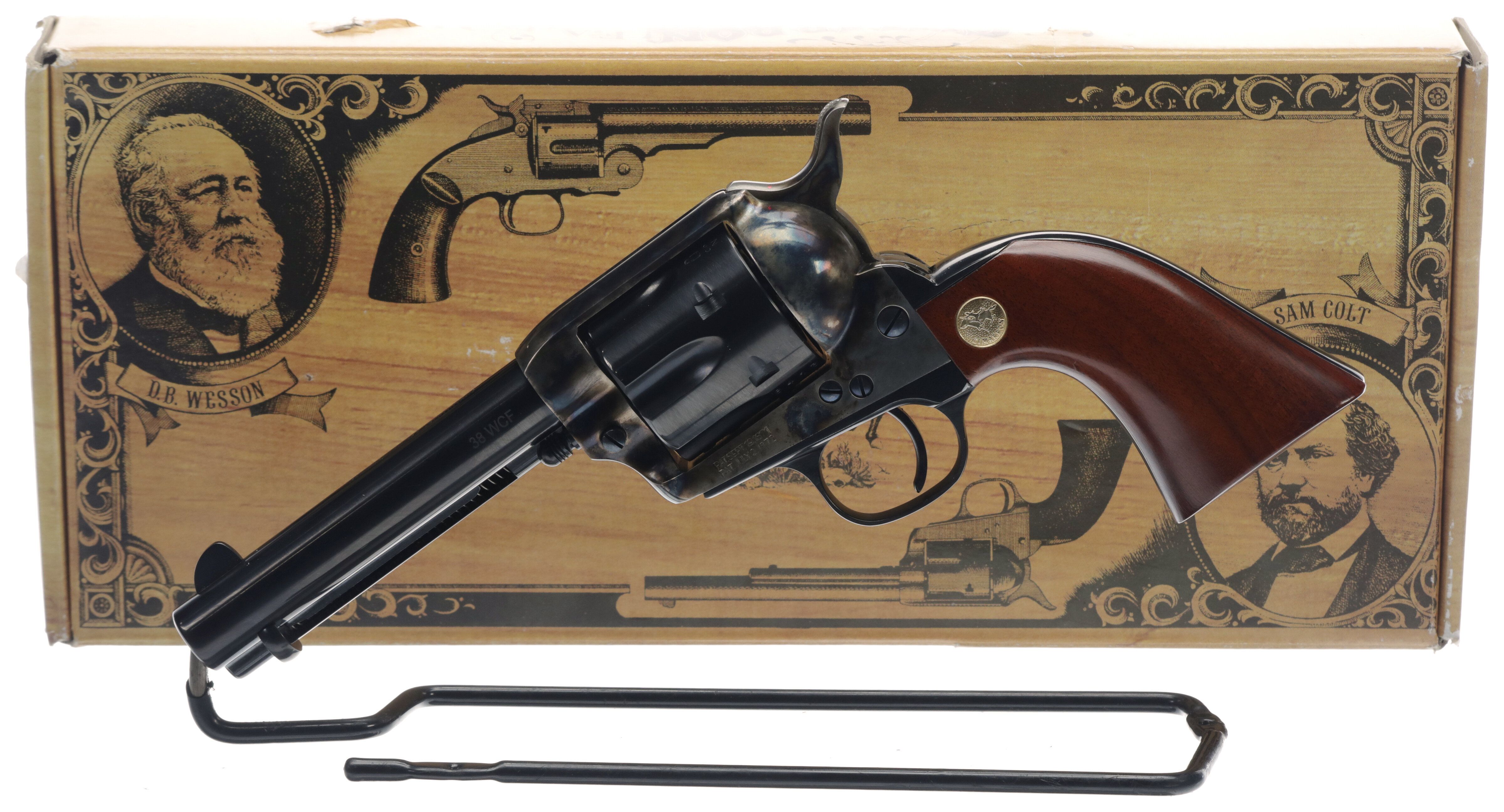 Uberti/Cimarron Model P Single Action Revolver with Box | Rock Island ...