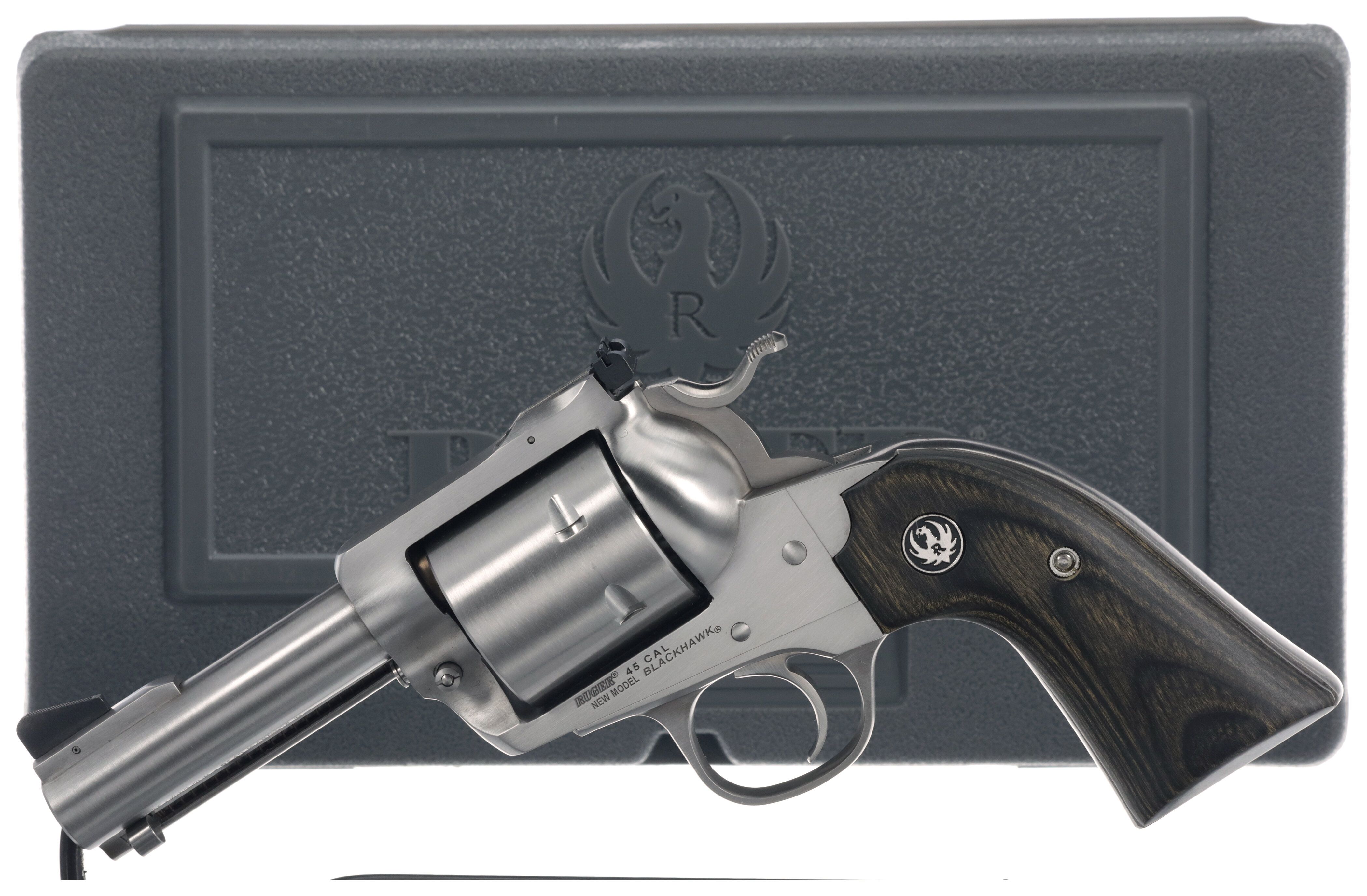 Ruger New Model Blackhawk Bisley Convertible Revolver with Case | Rock ...
