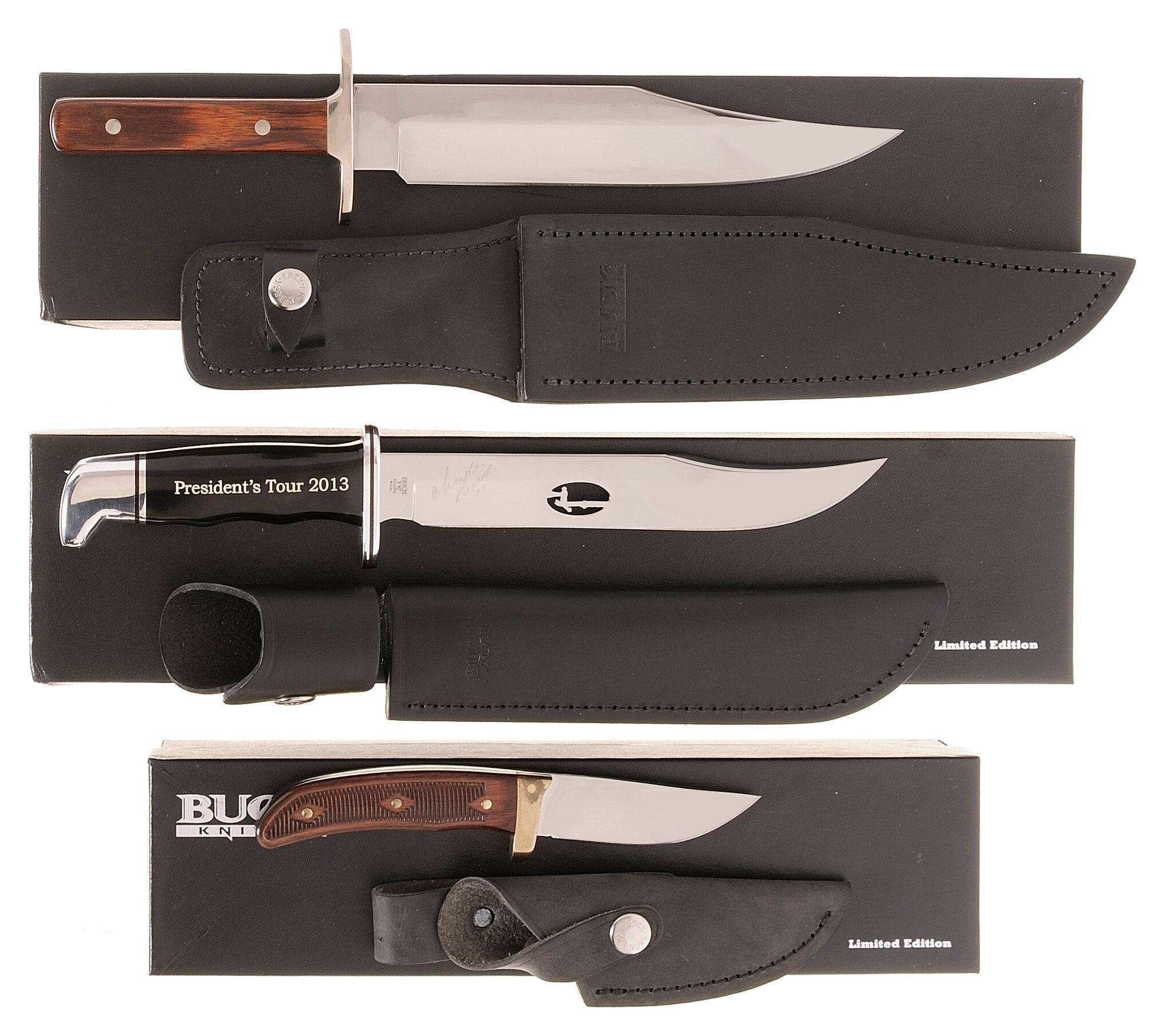 Three Buck Limited Edition President's Tour Knives | Rock Island Auction