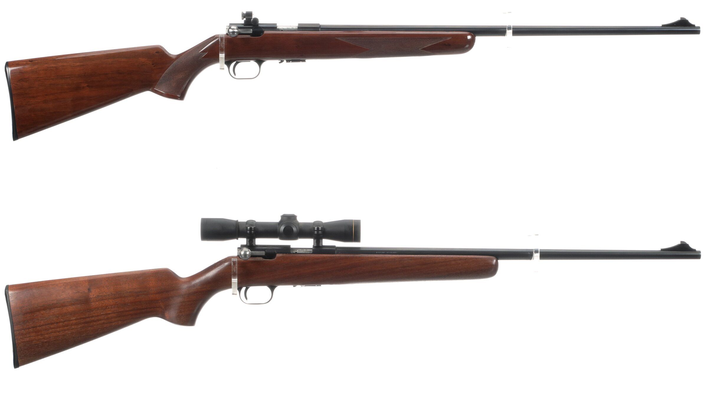 Two Belgian Browing T-Bolt Bolt Action Rifles | Rock Island Auction