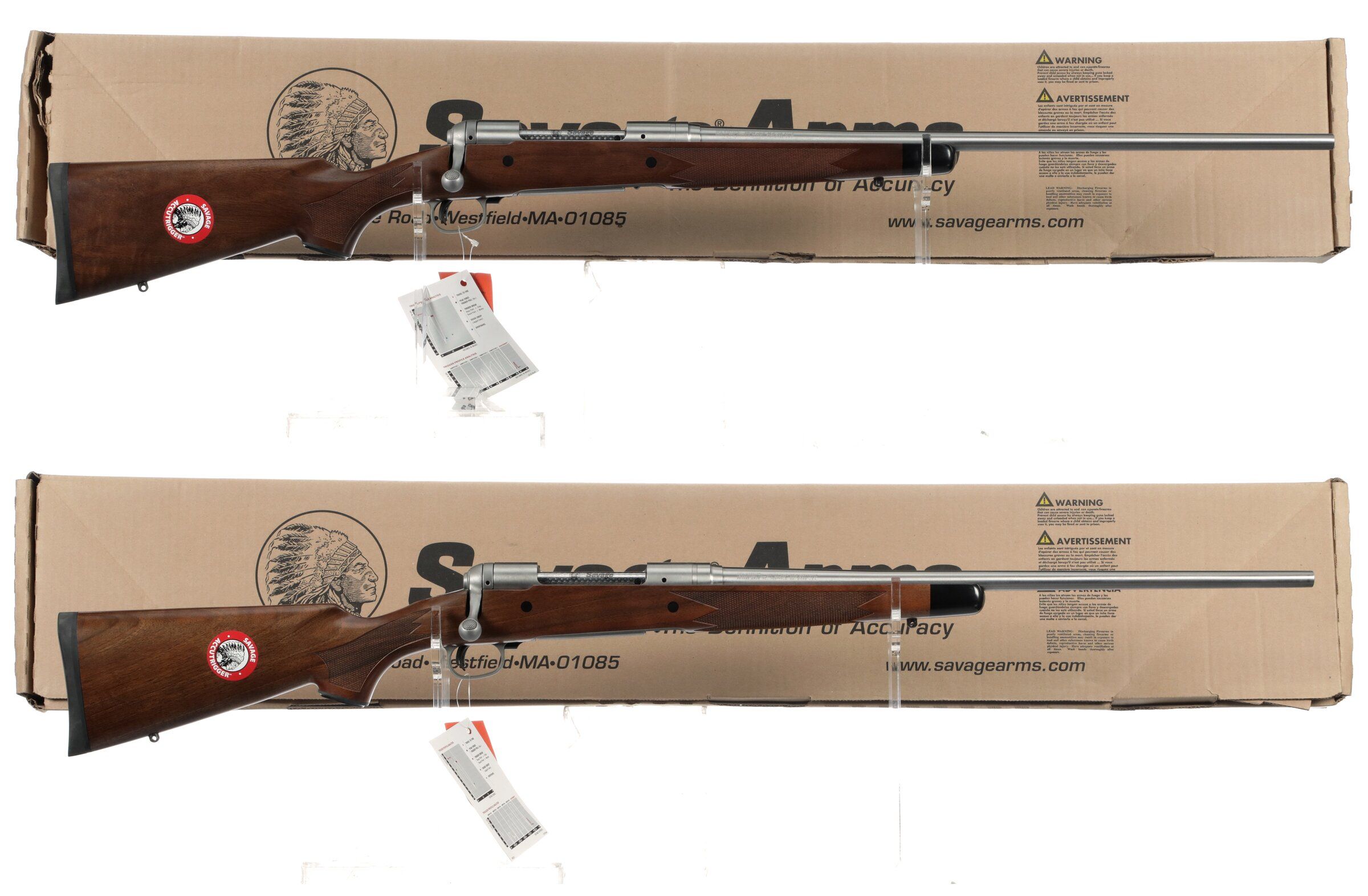 Two Savage Arms Model 114 Bolt Action Rifles with Boxes | Rock Island ...