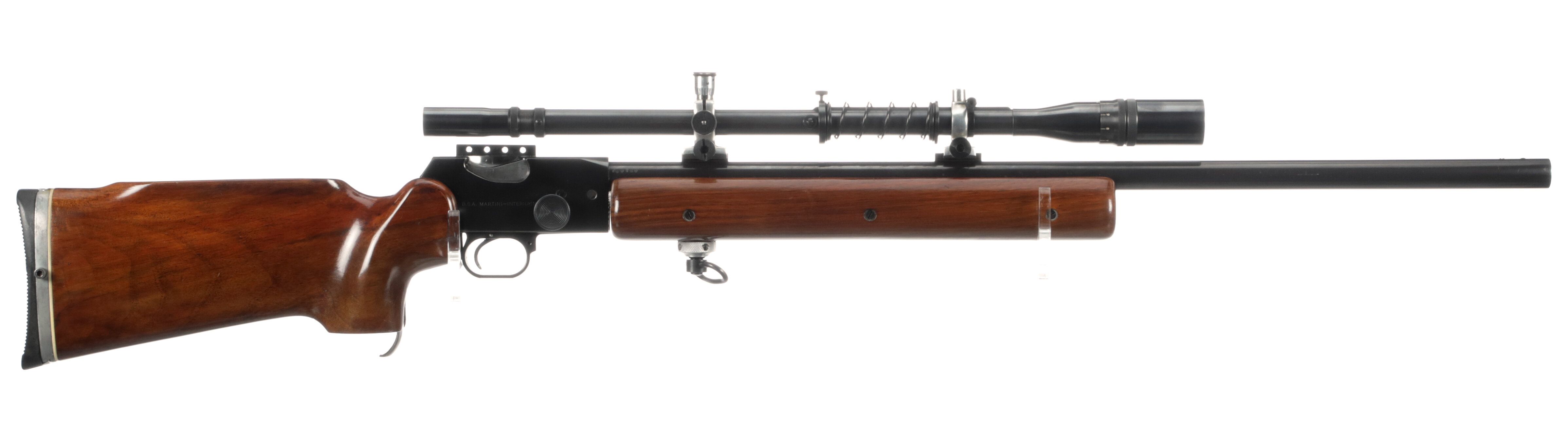 BSA Martini Single Shot Rifle with Unertl Scope | Rock Island Auction