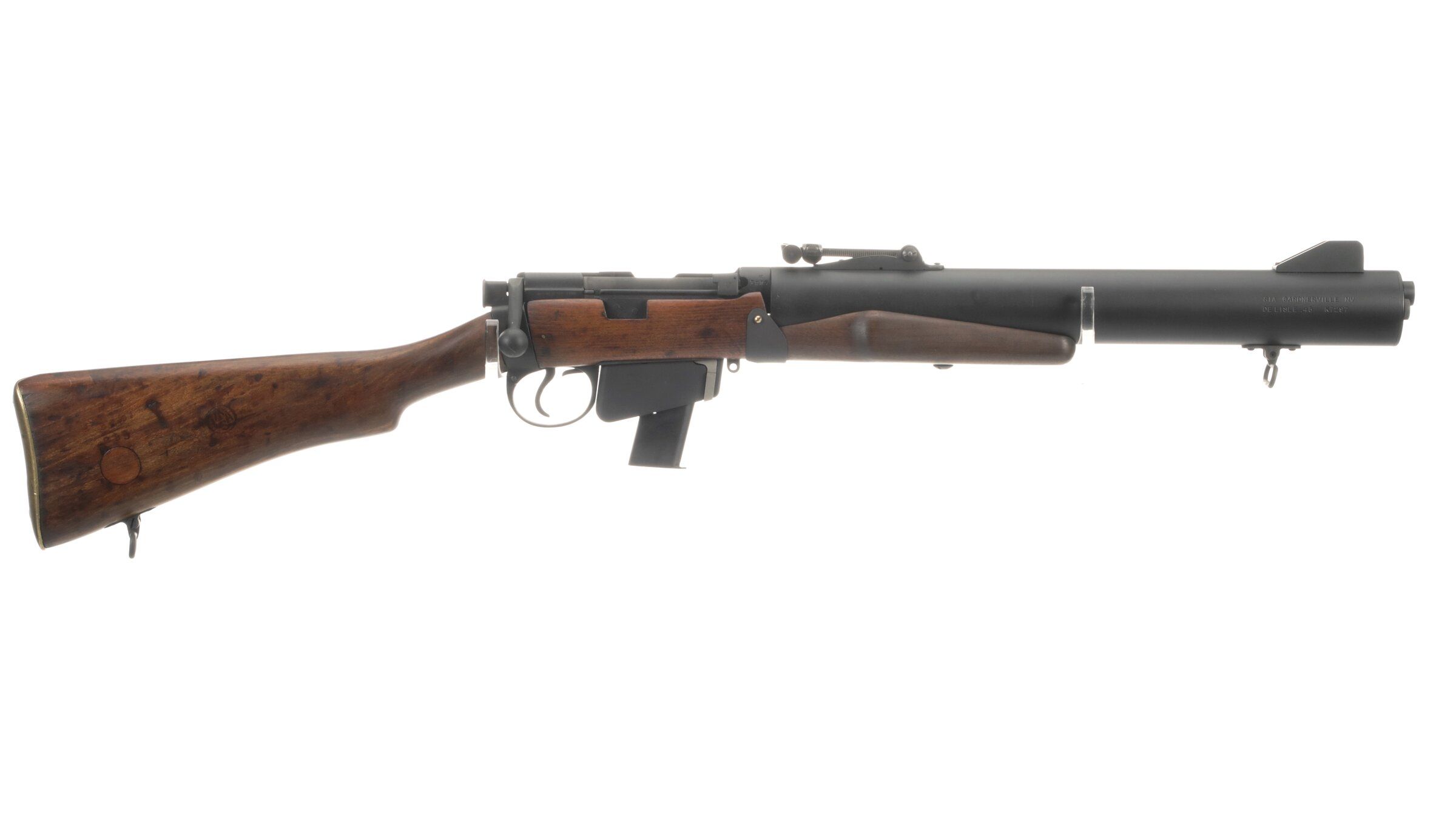 Enfield "De Lisle" Style Carbine with Class III/NFA Silencer | Rock ...