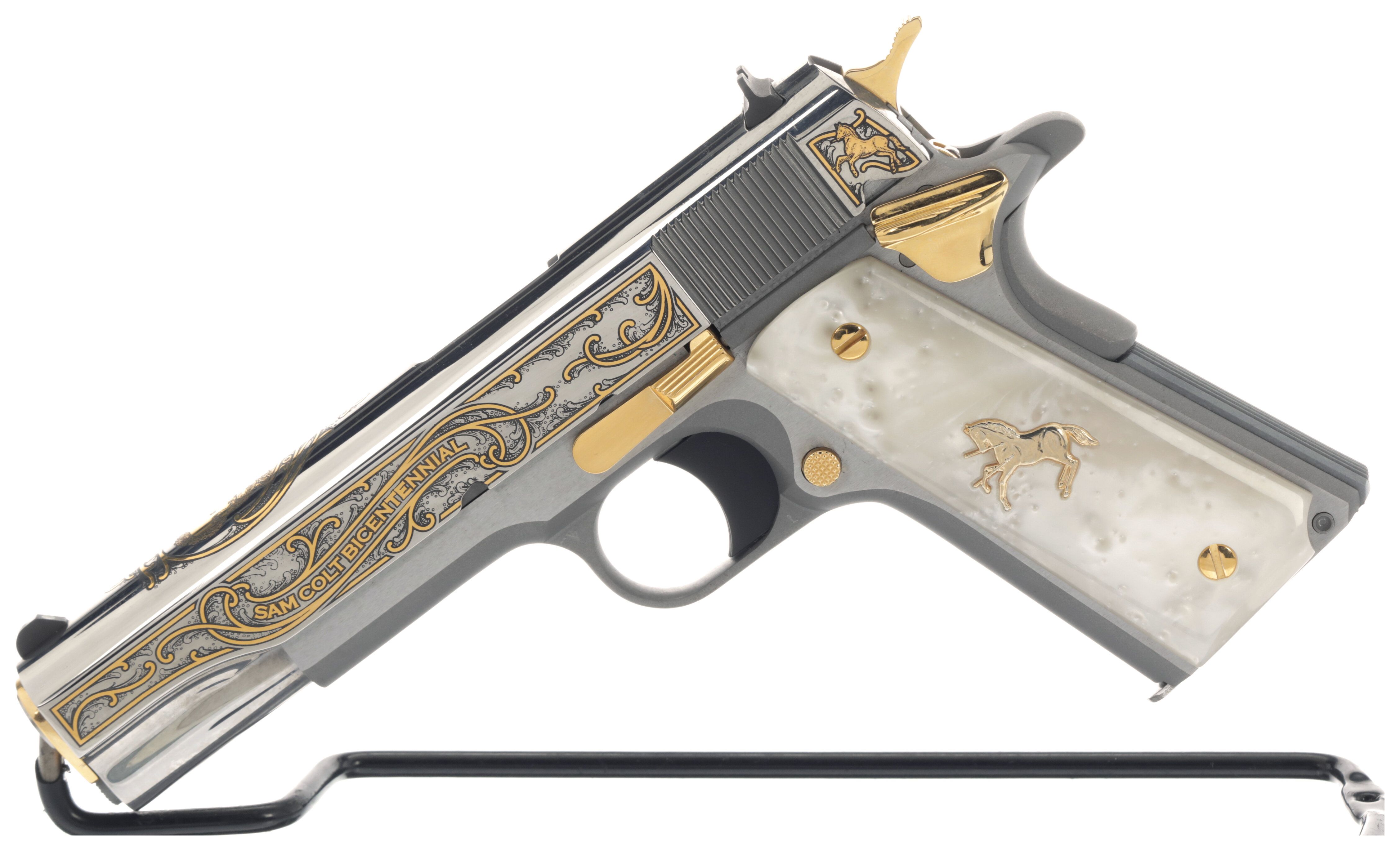 Colt Government Model "Sam Colt Bicentennial" Pistol | Rock Island Auction