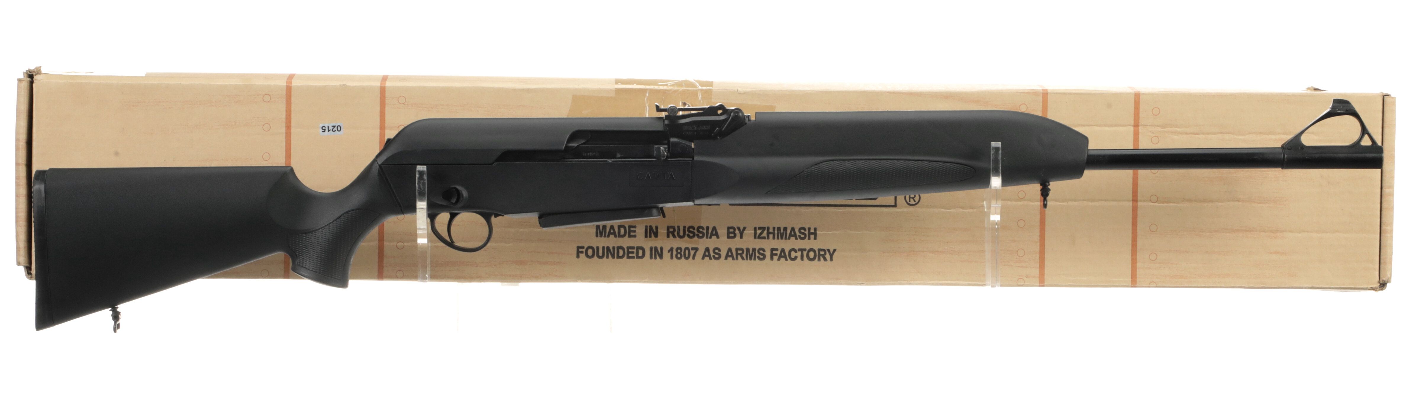 Rare Izhmash Saiga 30-06 Semi-Automatic Rifle with Box | Rock Island ...