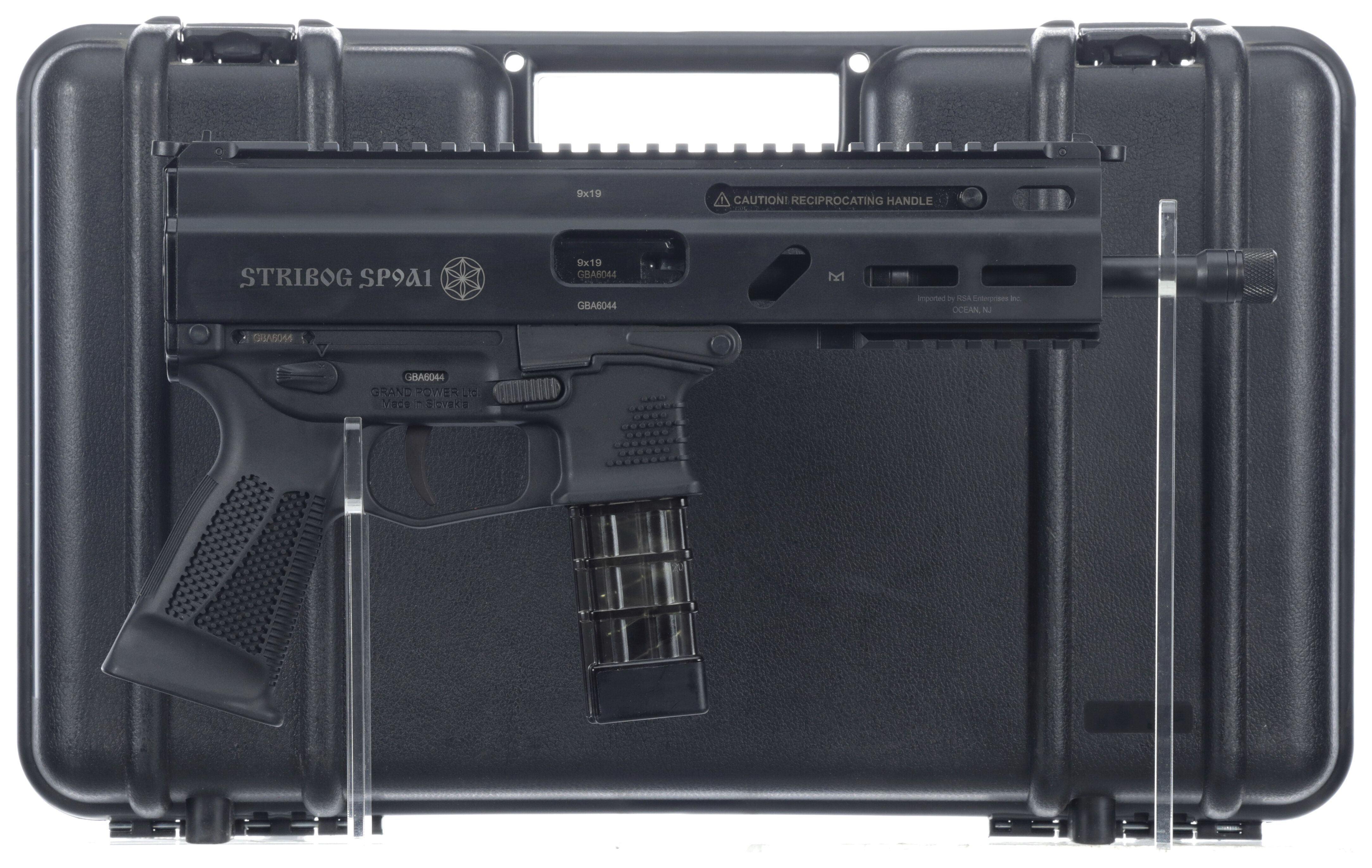 Grand Power Stribog SP9A1 Semi-Automatic Pistol with Case | Rock Island ...