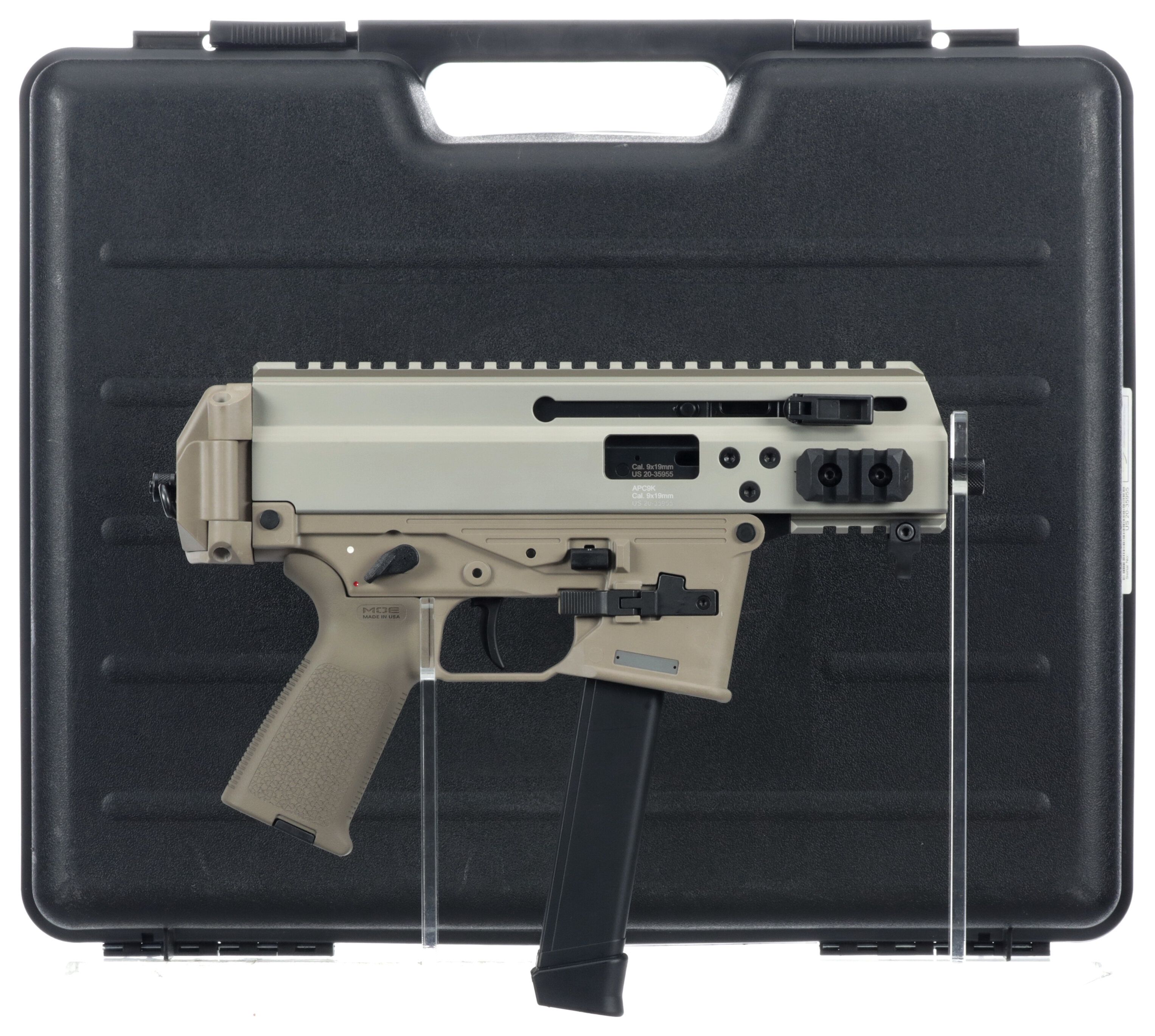 Swiss B&T Model APC9K-G Pro Semi-Automatic Pistol with Case | Rock ...