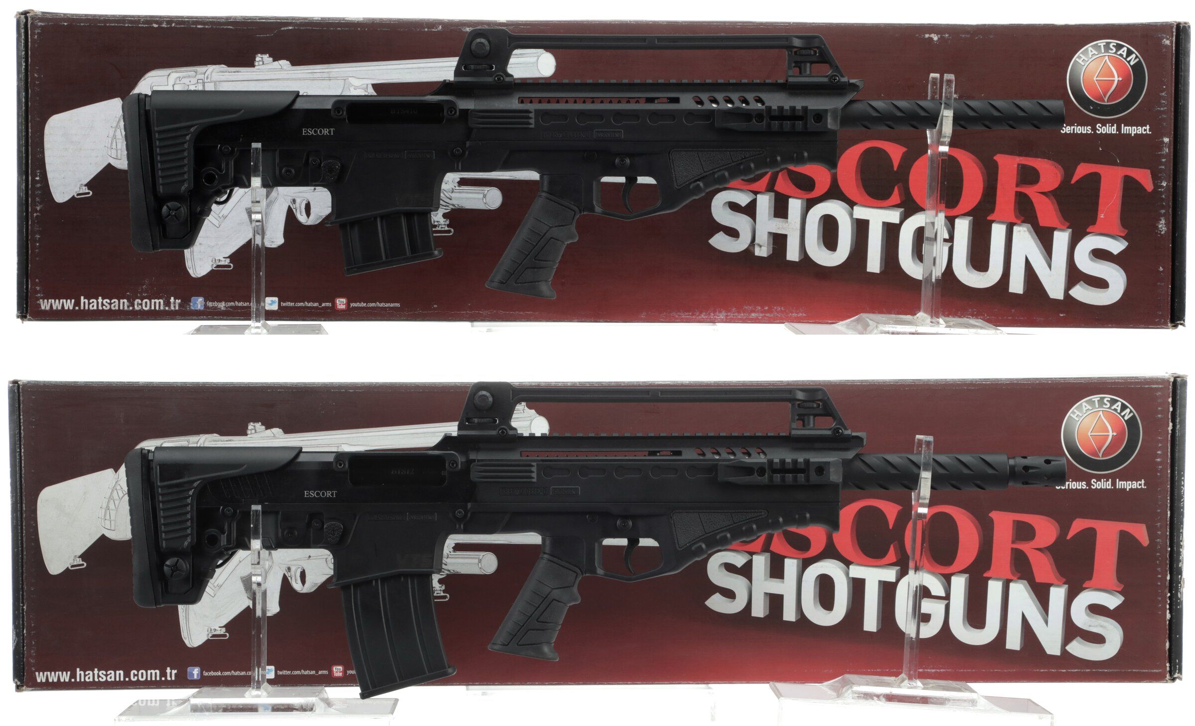 Two Hatsan Semi-Automatic Shotguns with Boxes | Rock Island Auction