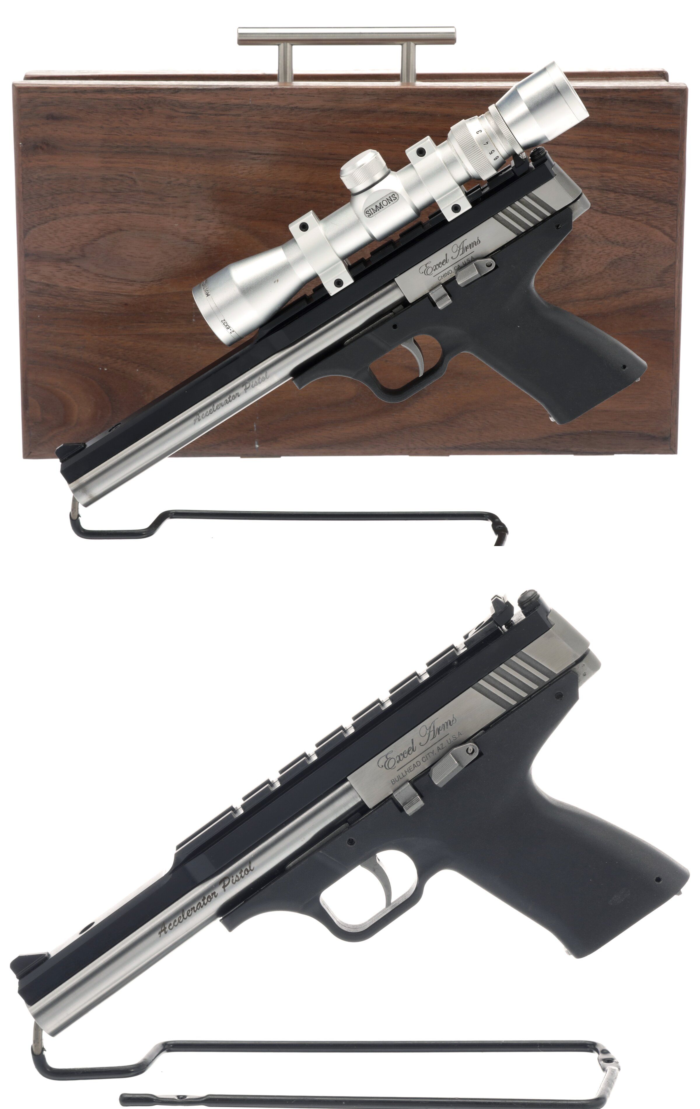 Two Excel Arms MP-22 Accelerator Semi-Automatic Pistols | Rock Island ...
