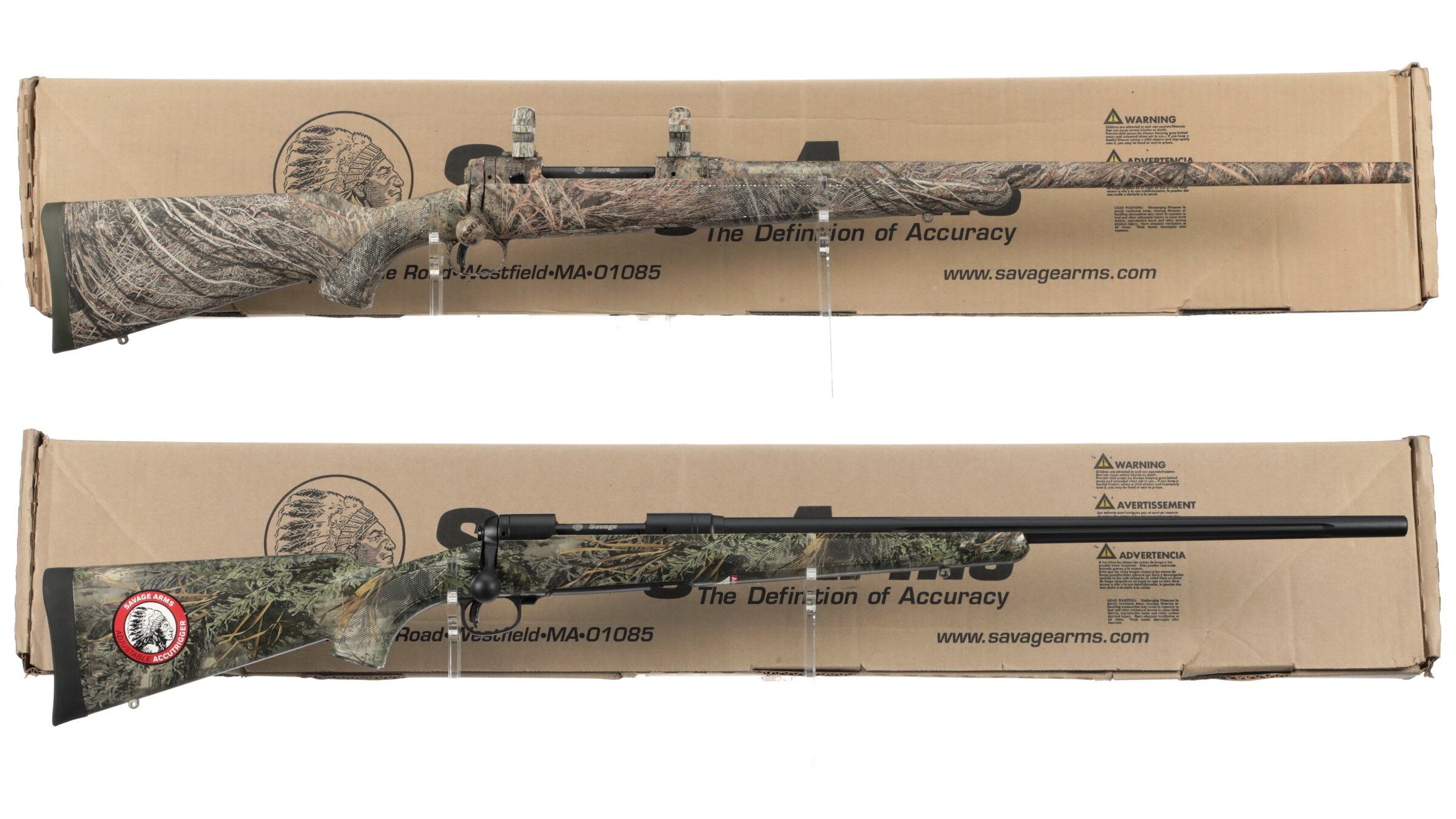 Two Savage Arms Model 10 Bolt Action Rifles with Boxes | Rock Island ...