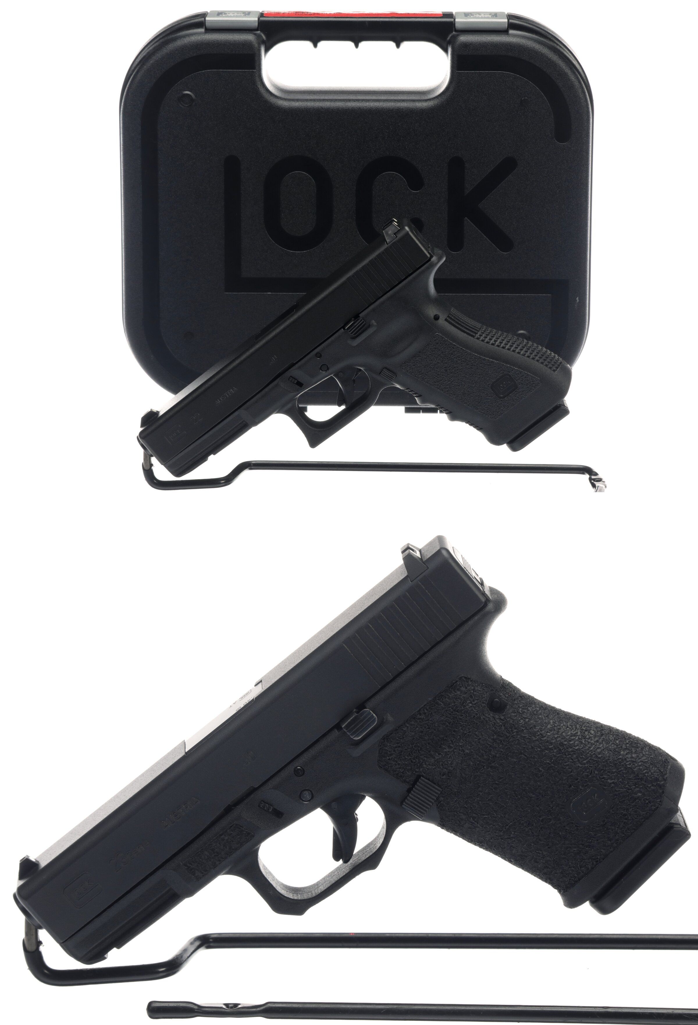 Two Glock Semi-Automatic Pistols | Rock Island Auction