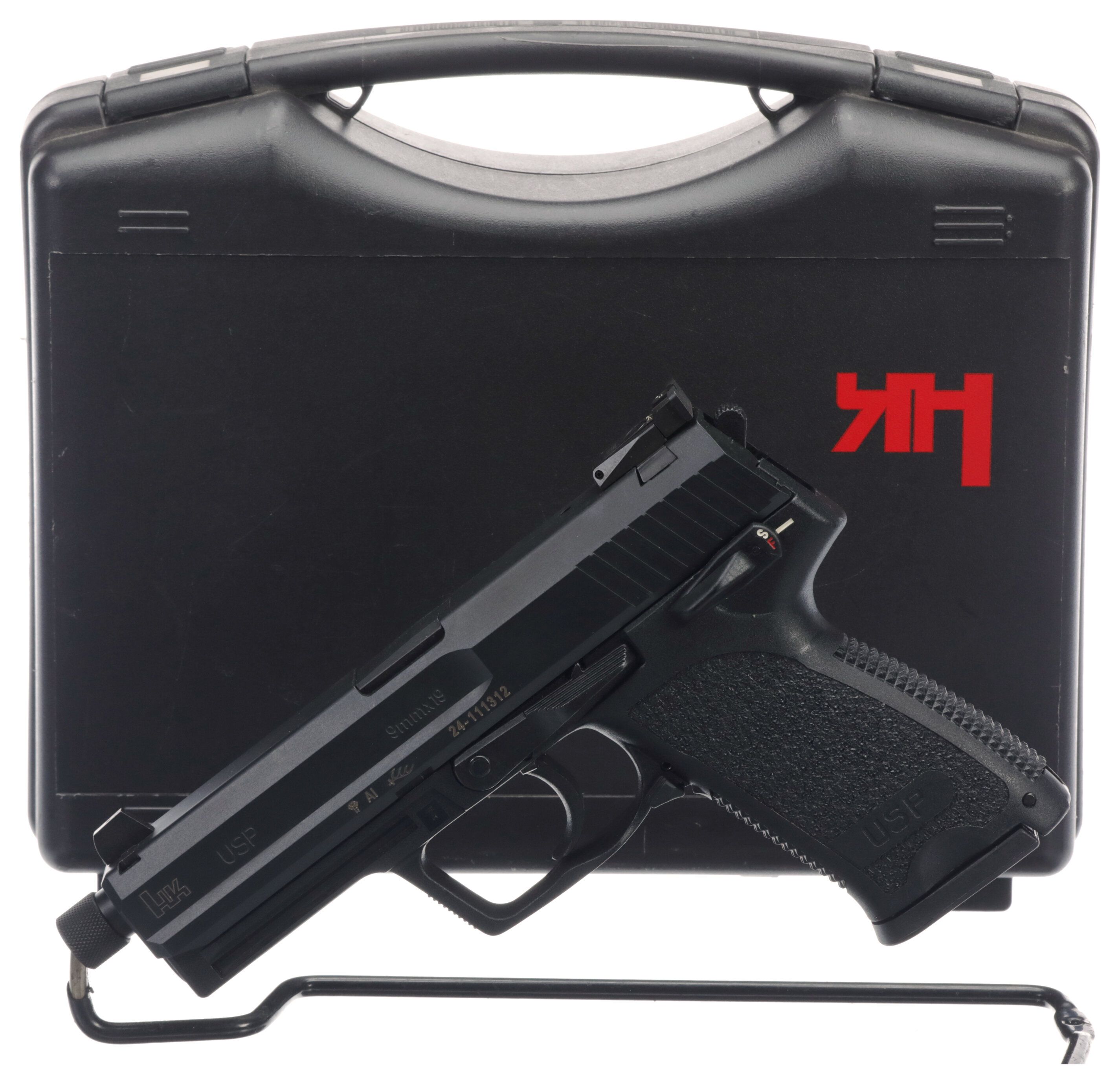 Heckler And Koch Model Usp Semi Automatic Pistol With Case Rock Island