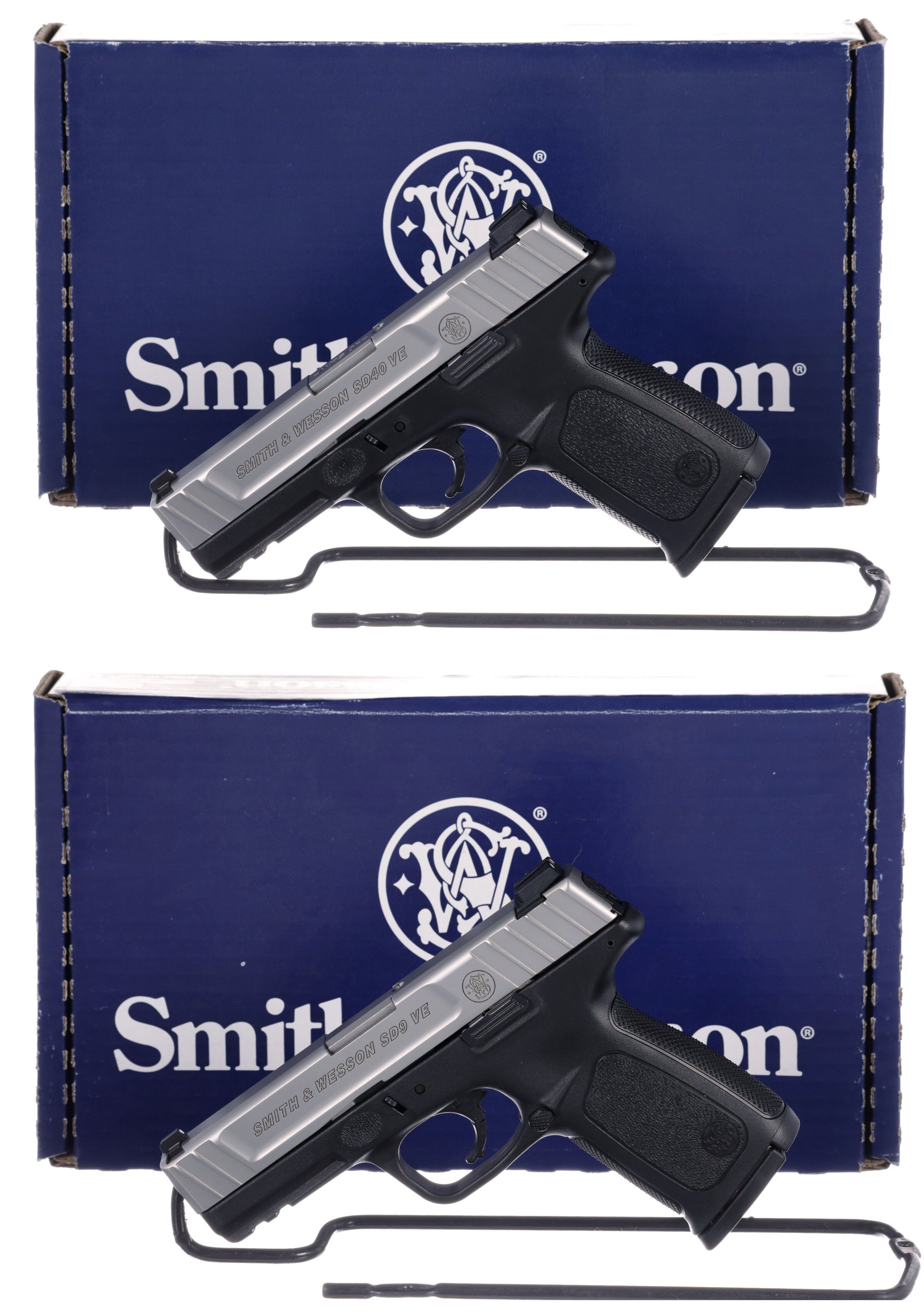 Two Smith & Wesson Semi-Automatic Pistols with Boxes | Rock Island Auction