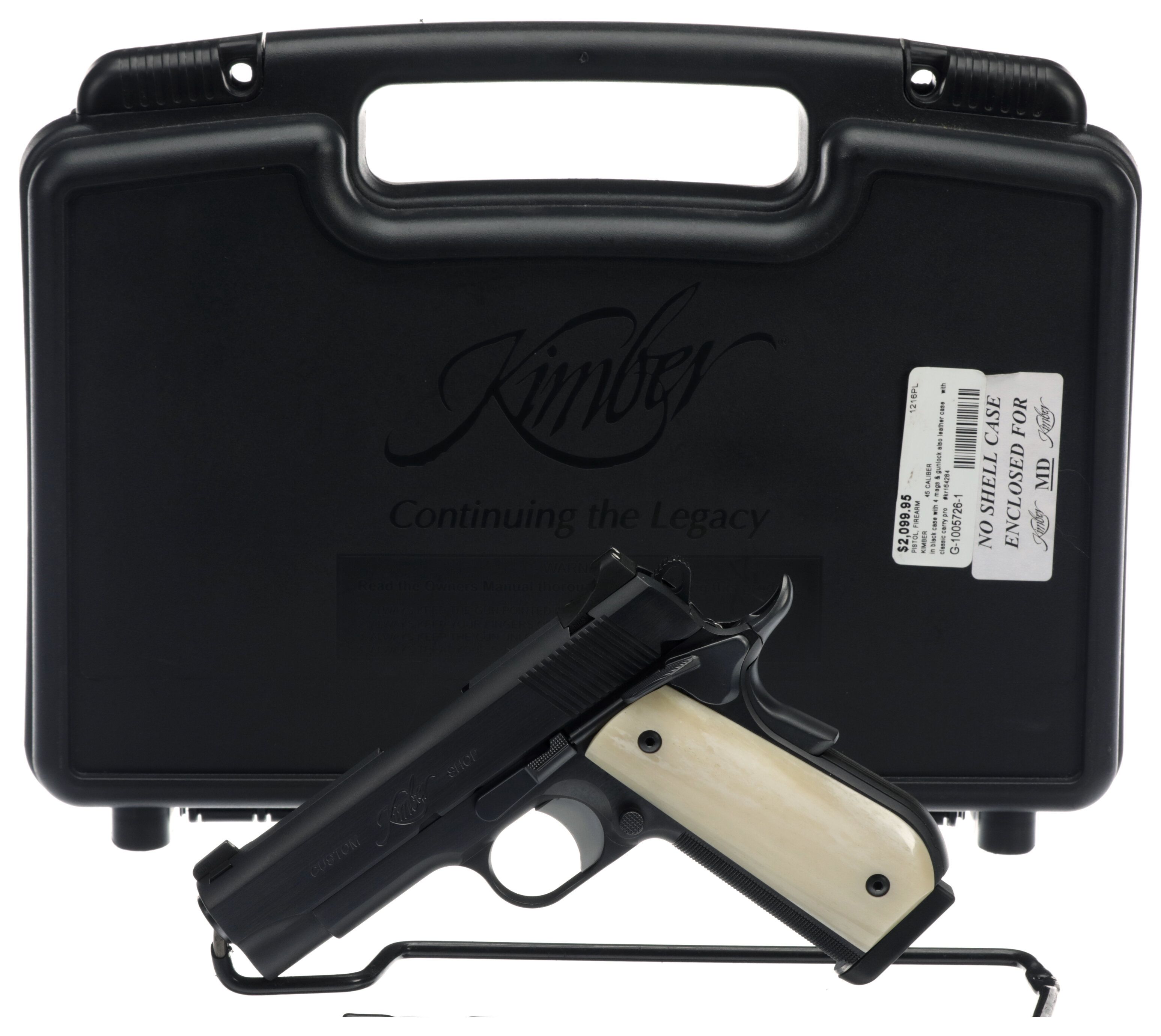 Kimber Custom Shop Classic Carry Pro Semi-Automatic Pistol | Rock ...