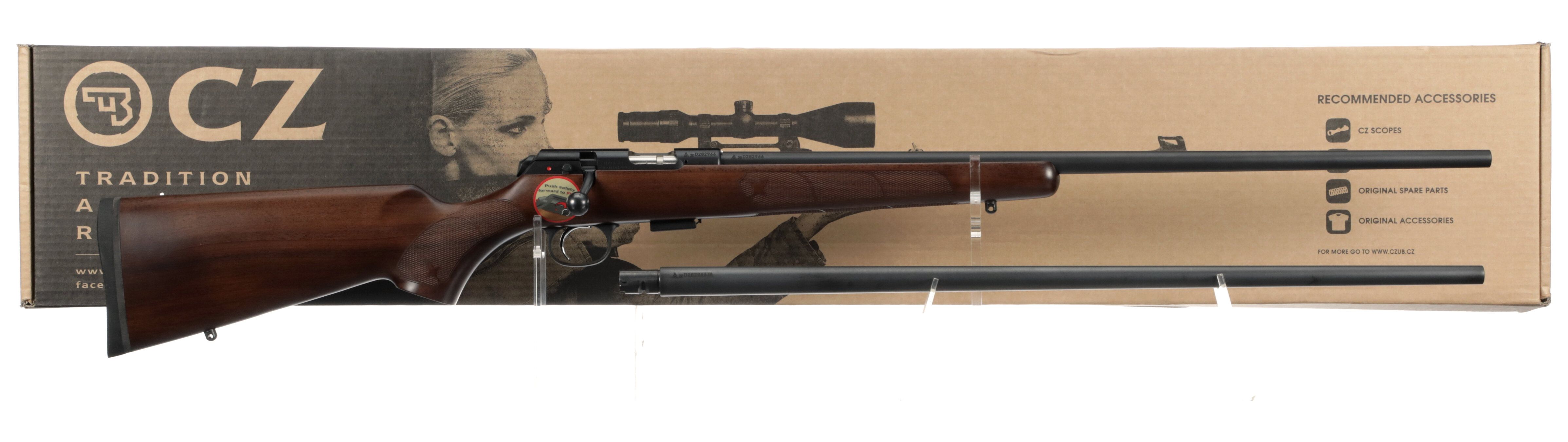 CZ Model 457 American Combo Bolt Action Rifle with Box | Rock Island ...