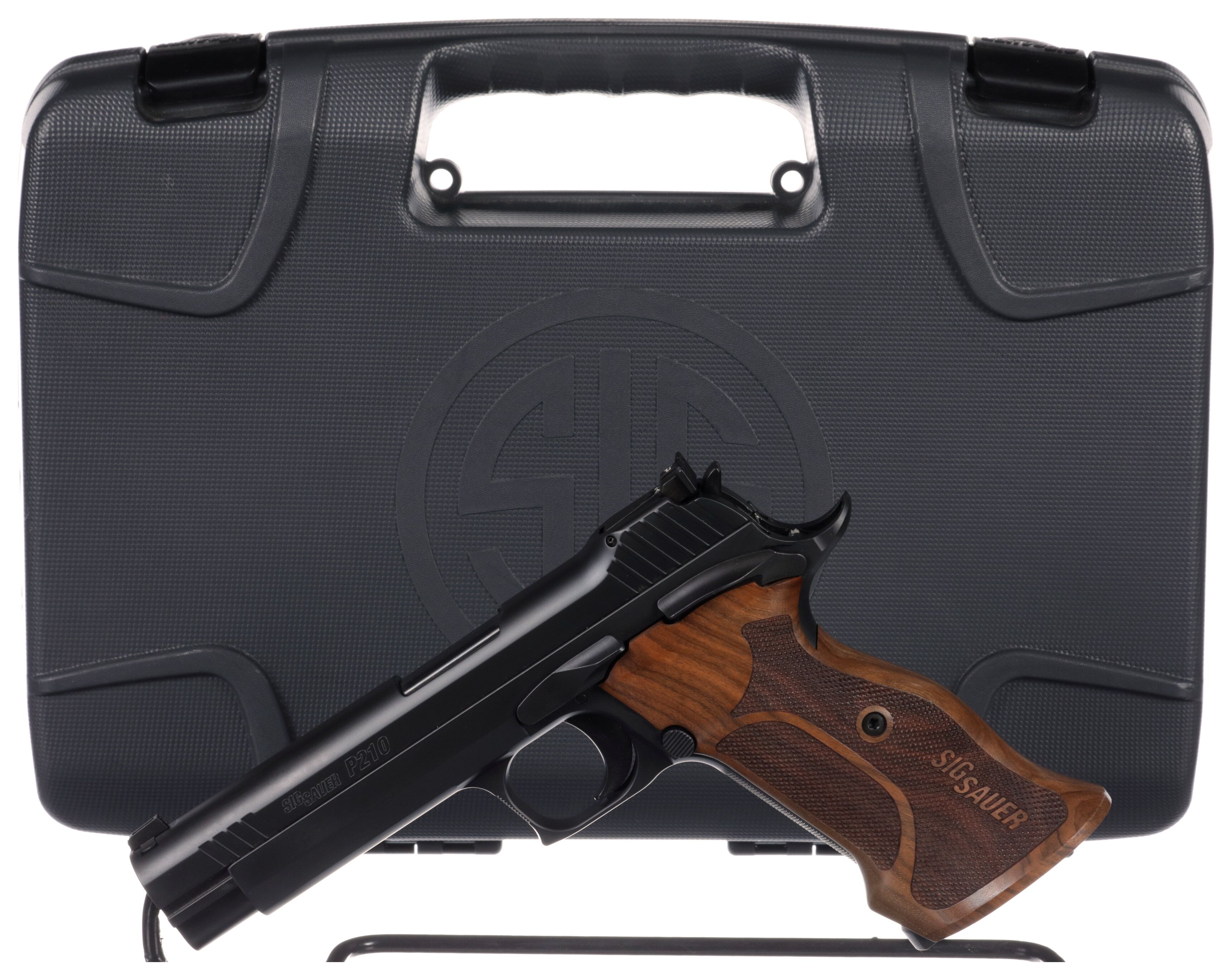Sig Sauer P210 Target Semi-Automatic Pistol with Case | Rock Island Auction
