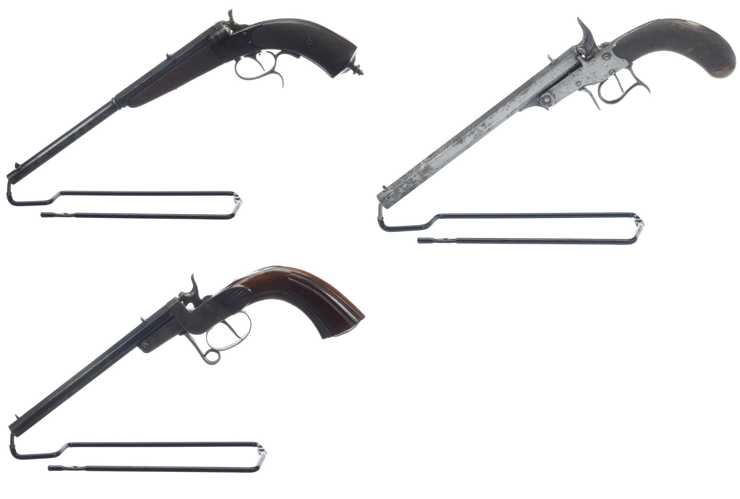 Three Single Shot Pistols Rock Island Auction
